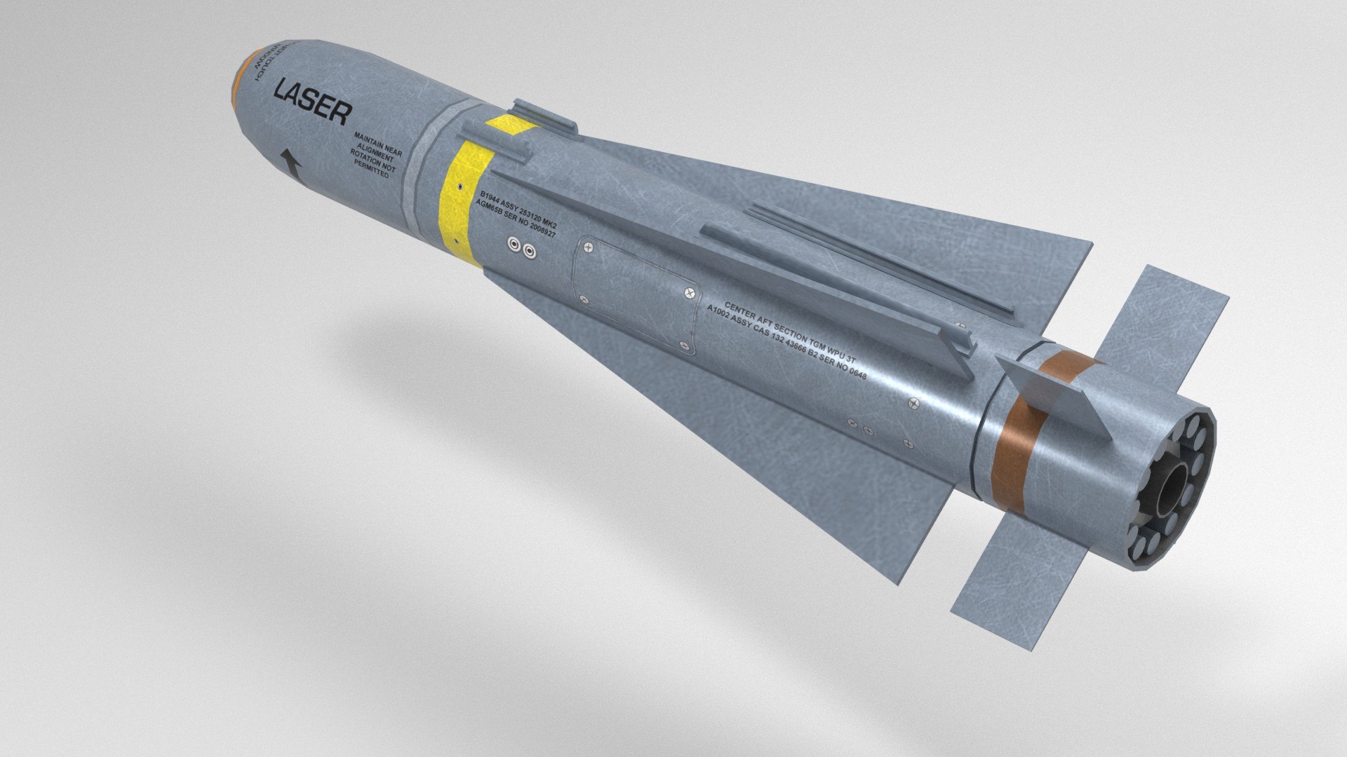 AGM-65E Maverick 3D Model - TurboSquid 1820646