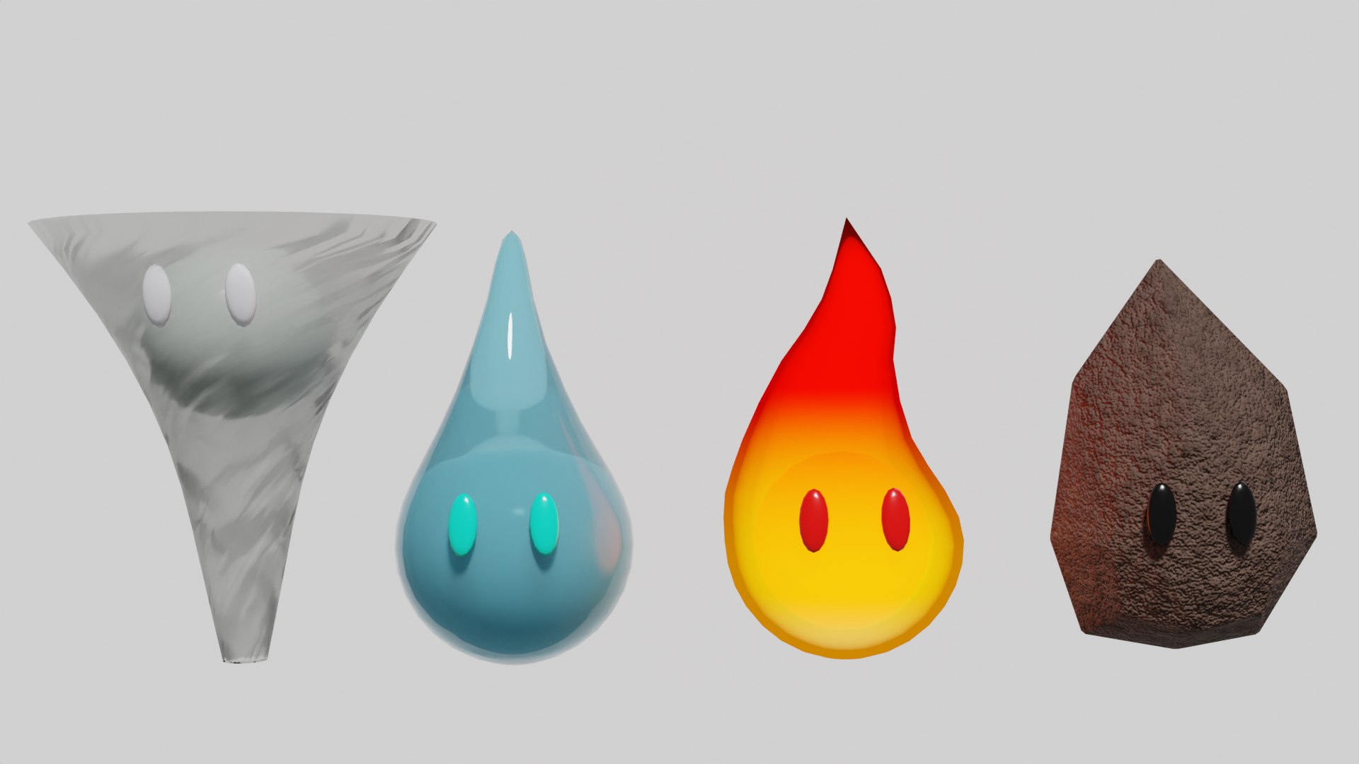 3D Elementals Model - TurboSquid 2273567