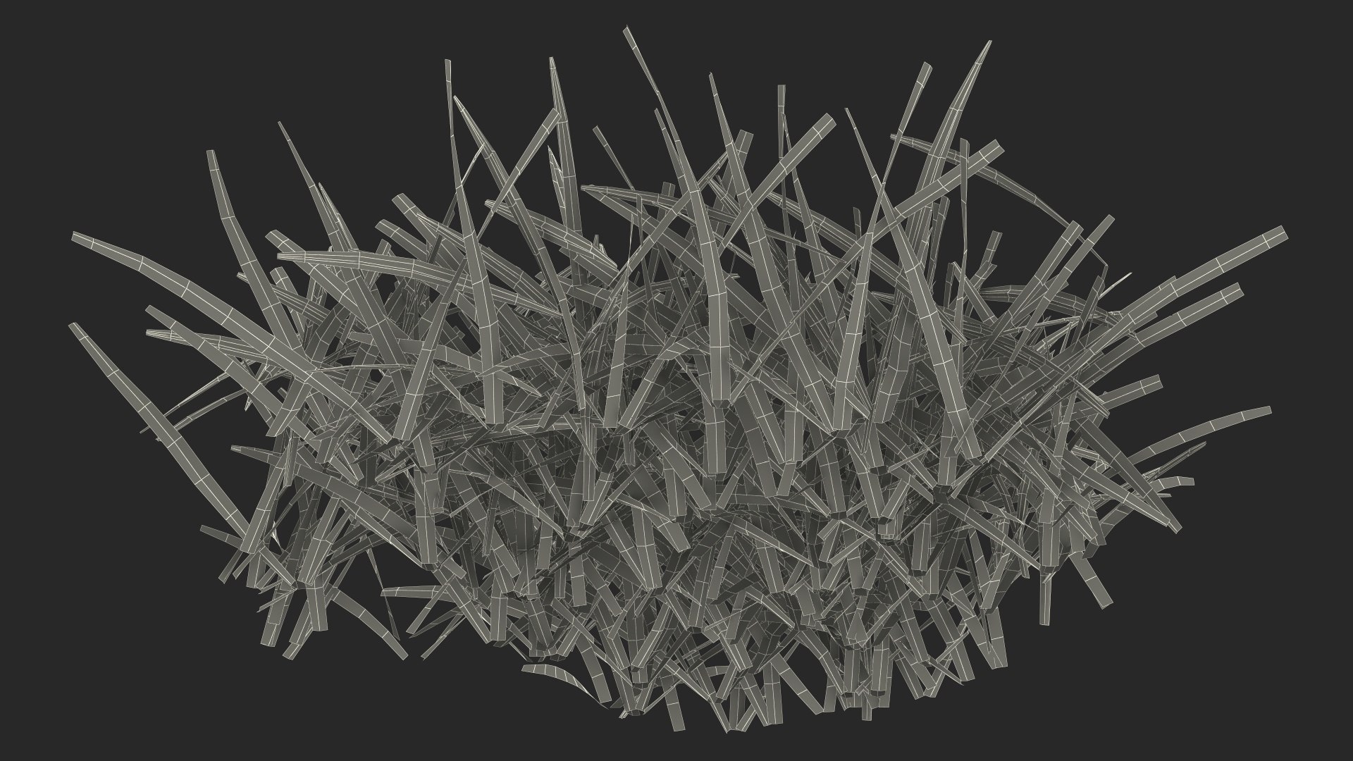 Realistic Lawn Grass Patch 3D Model - TurboSquid 2267771