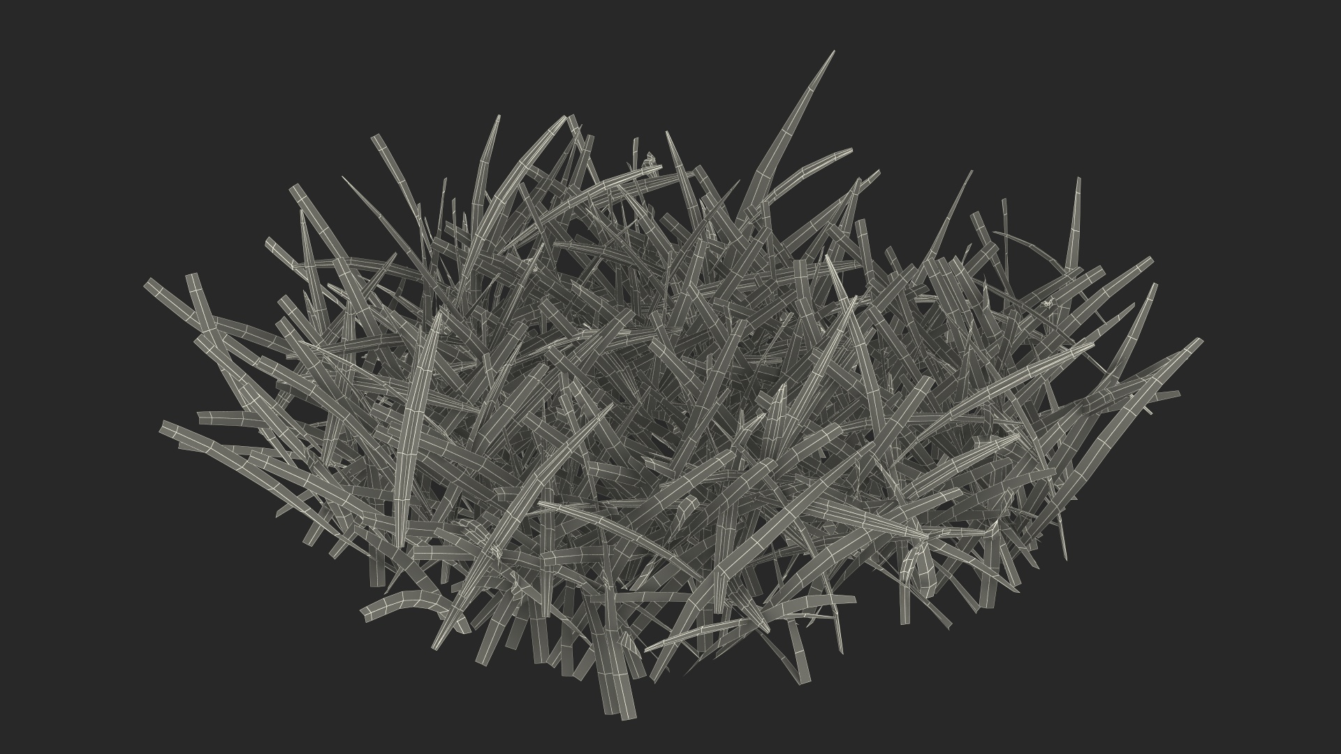 Realistic Lawn Grass Patch 3D Model - TurboSquid 2267771