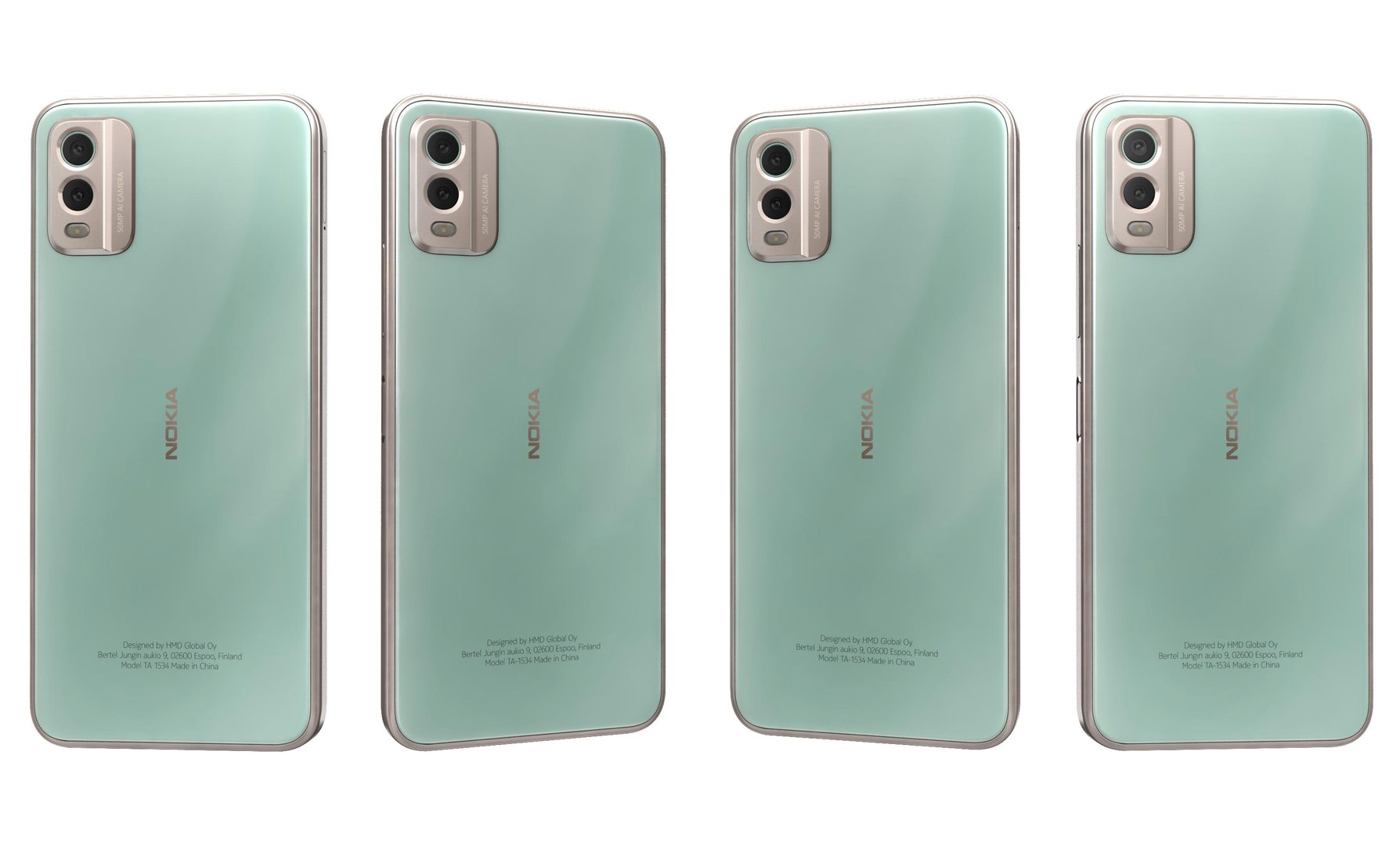 3D Nokia C32 Mint Model - TurboSquid 2070376