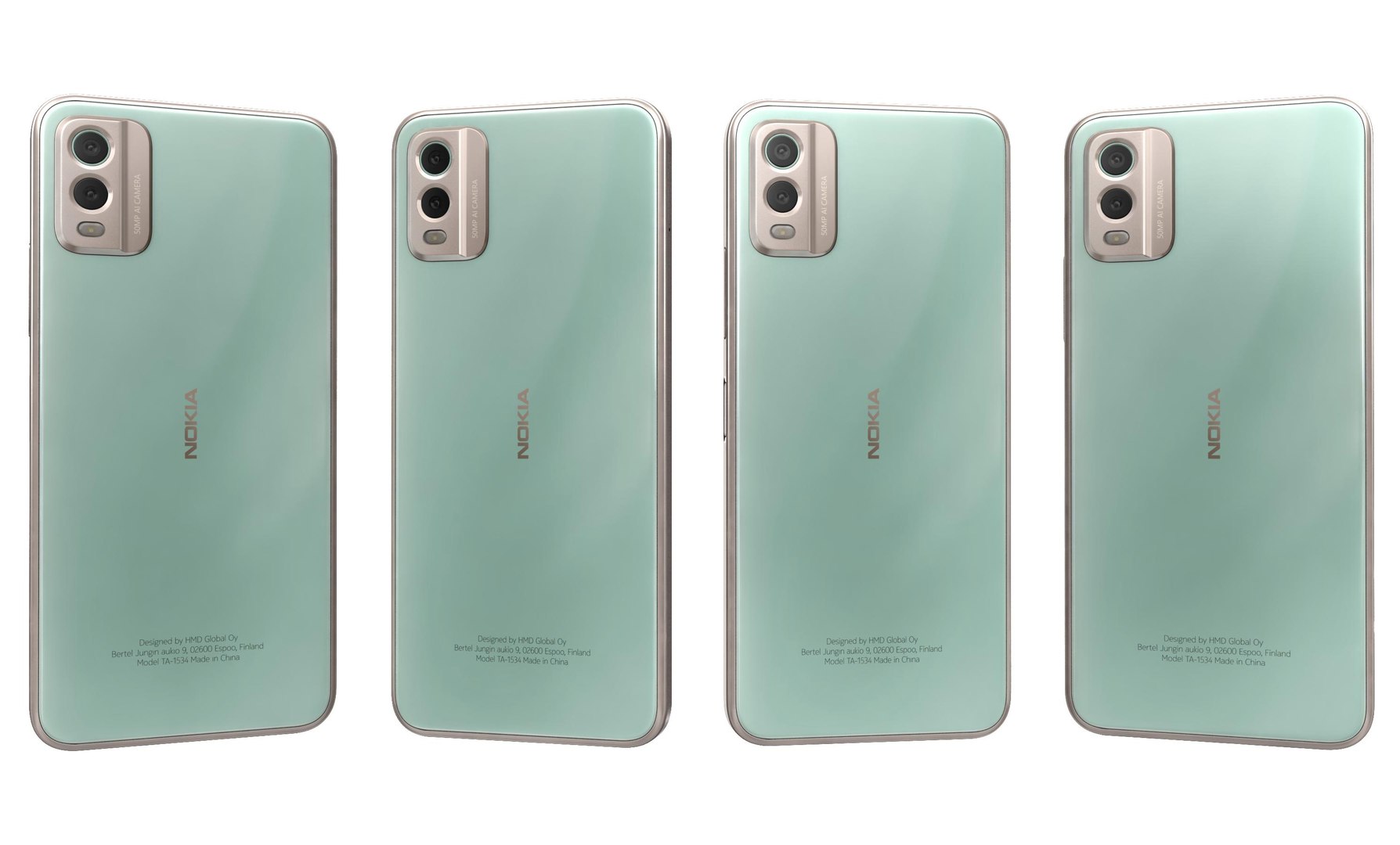 3D Nokia C32 Mint Model - TurboSquid 2070376