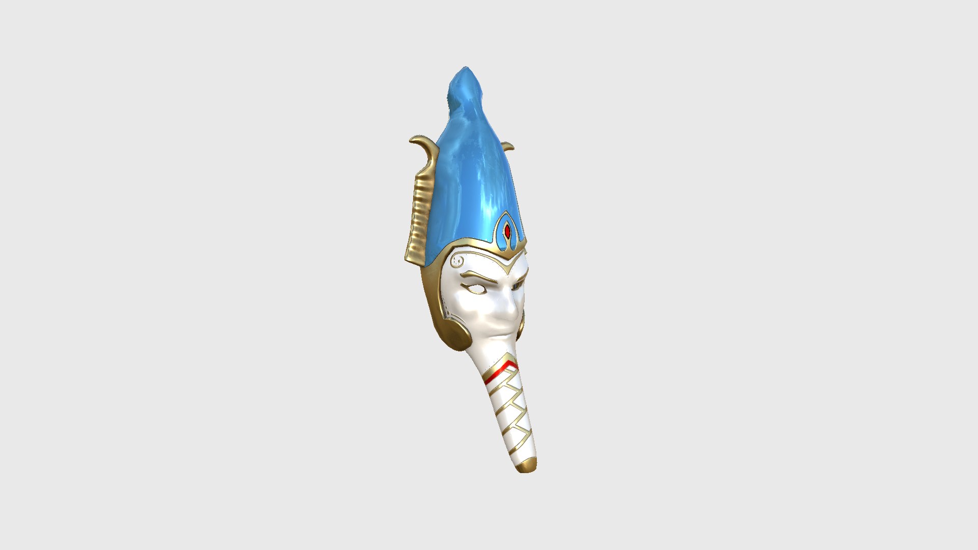 Osiris Mask A07 - Egyptian Gods Character Clothing Model - TurboSquid ...