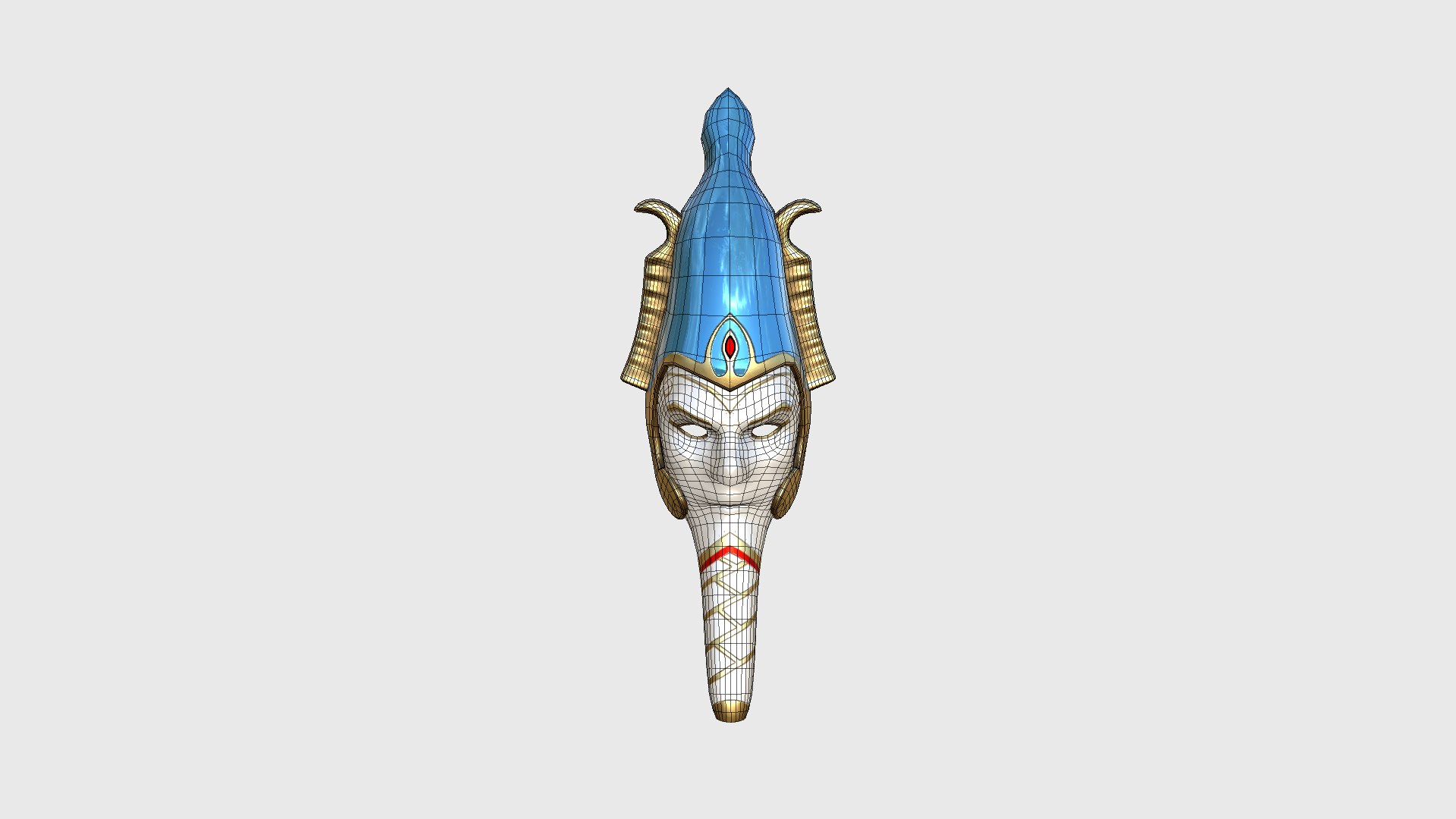 Osiris Mask A07 - Egyptian Gods Character Clothing Model - TurboSquid ...