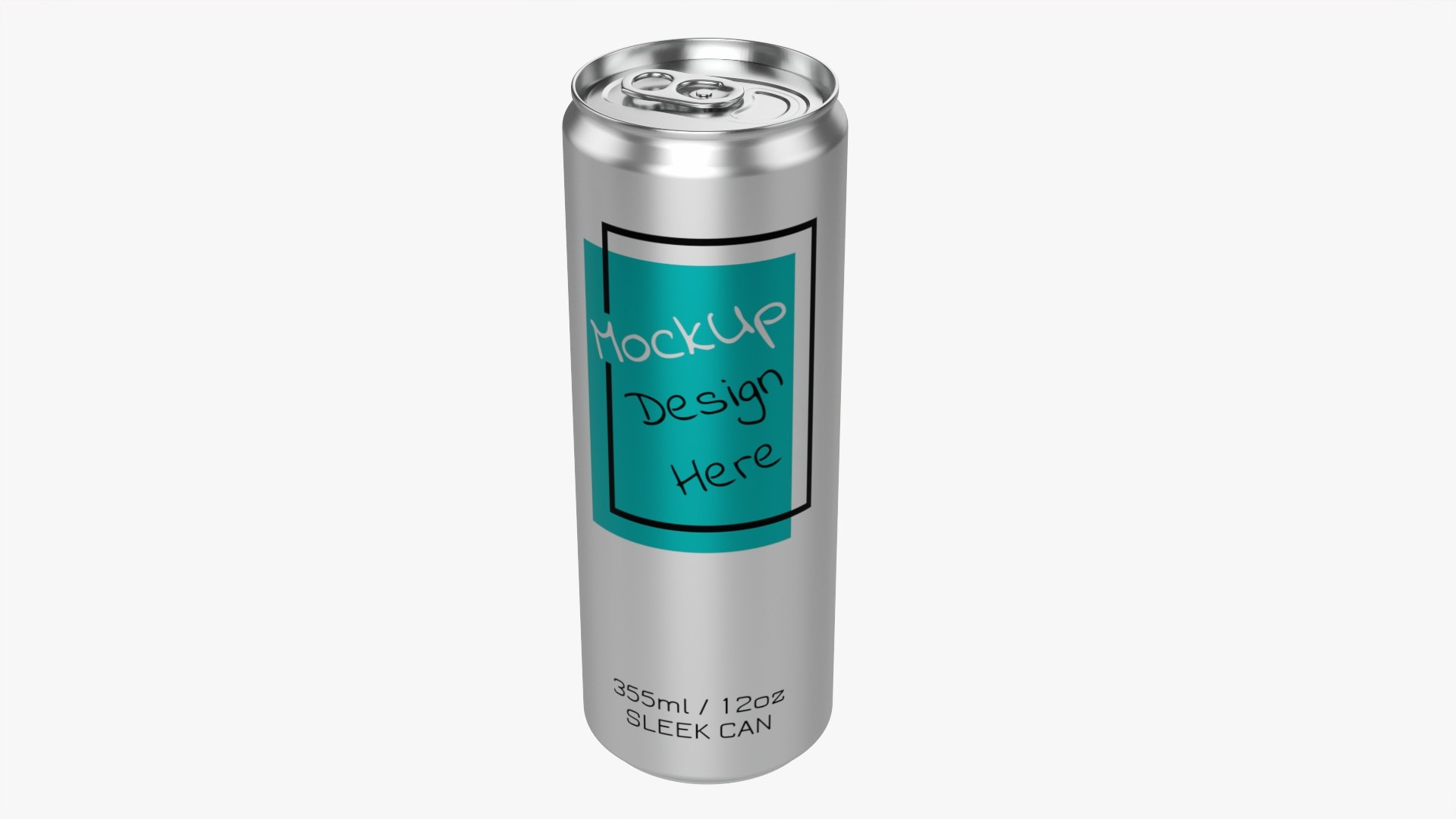 3D Sleek Beverage Can 355 Ml 12 Oz - TurboSquid 1756781