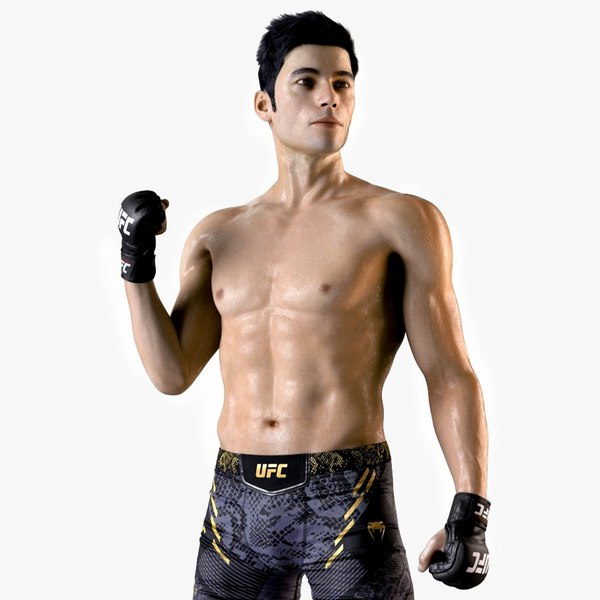 Lutador de UFC MMA em pose de pele suada Modelo 3D - TurboSquid 2334150