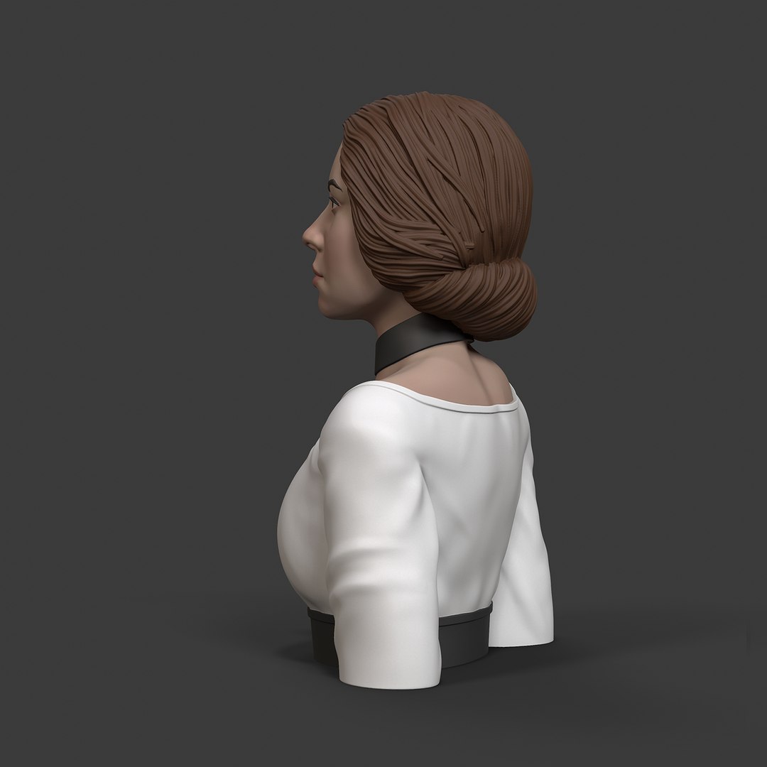 Bust Girl 3D Model - TurboSquid 1497094