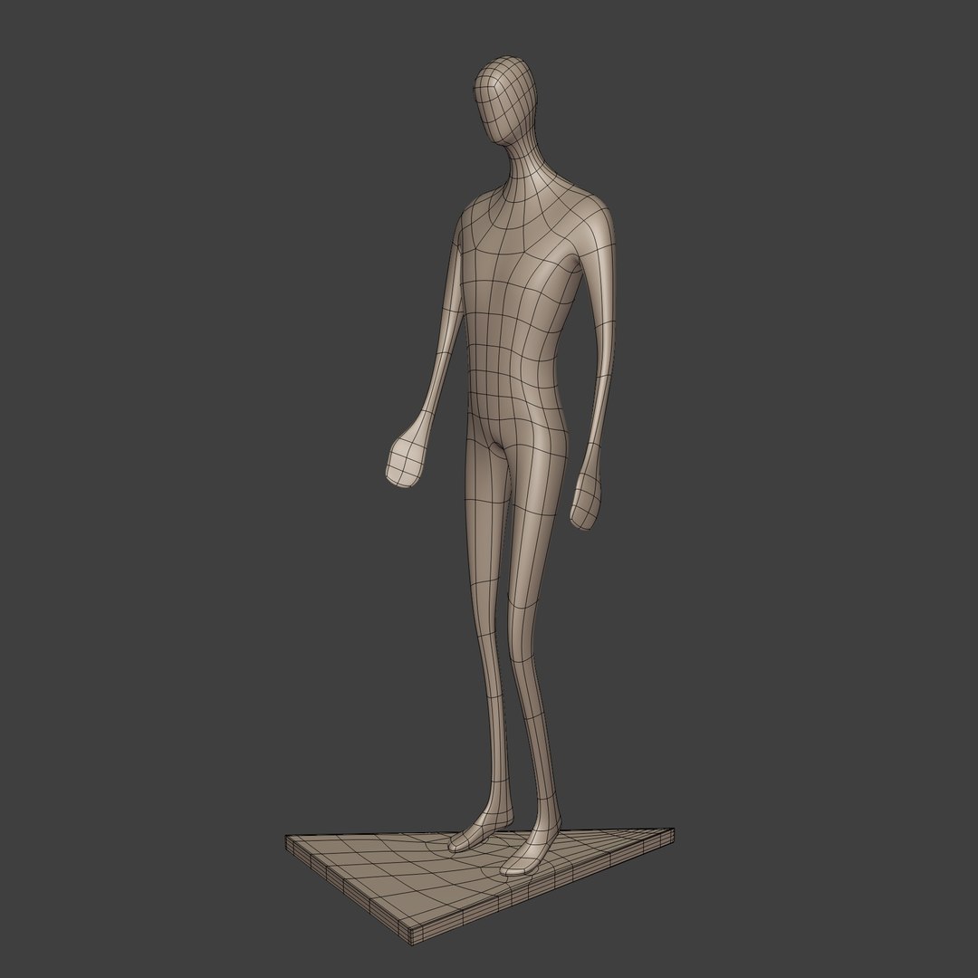 Man Statue 3D Model - TurboSquid 1288796