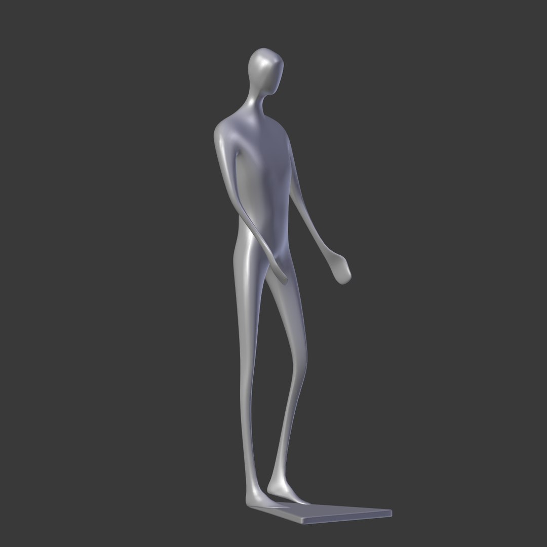 Man Statue 3D Model - TurboSquid 1288796