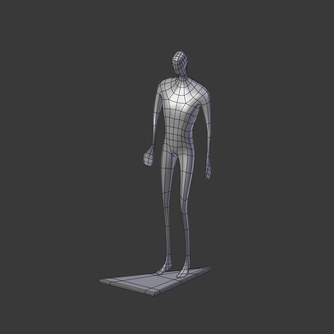 Man Statue 3D Model - TurboSquid 1288796