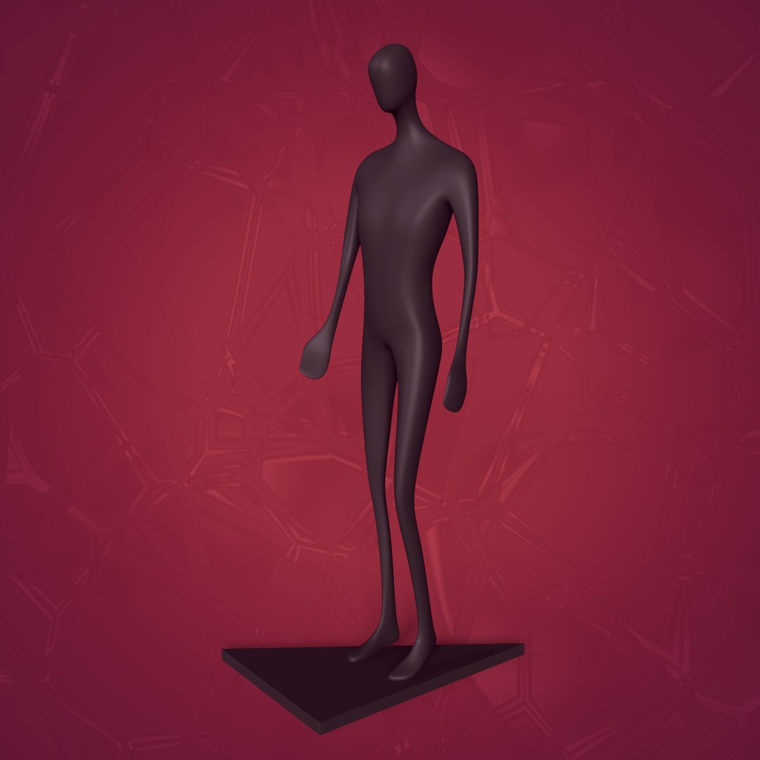 Man Statue 3D Model - TurboSquid 1288796