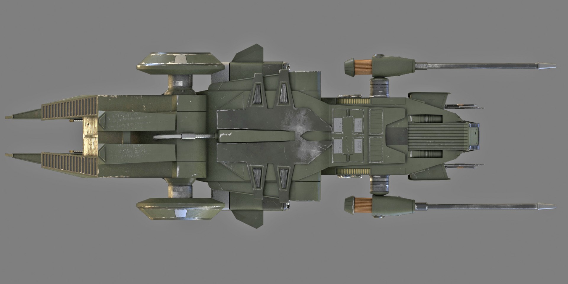 3D Space Ship Model - TurboSquid 1297829