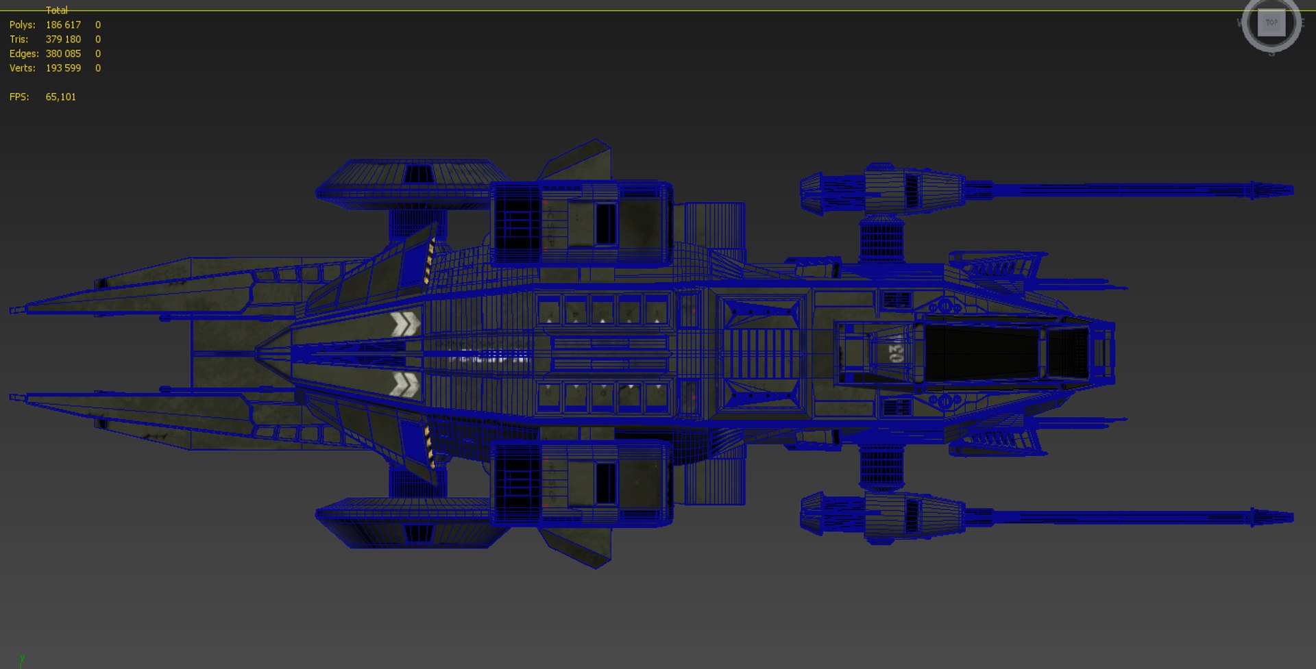 3D Space Ship Model - TurboSquid 1297829