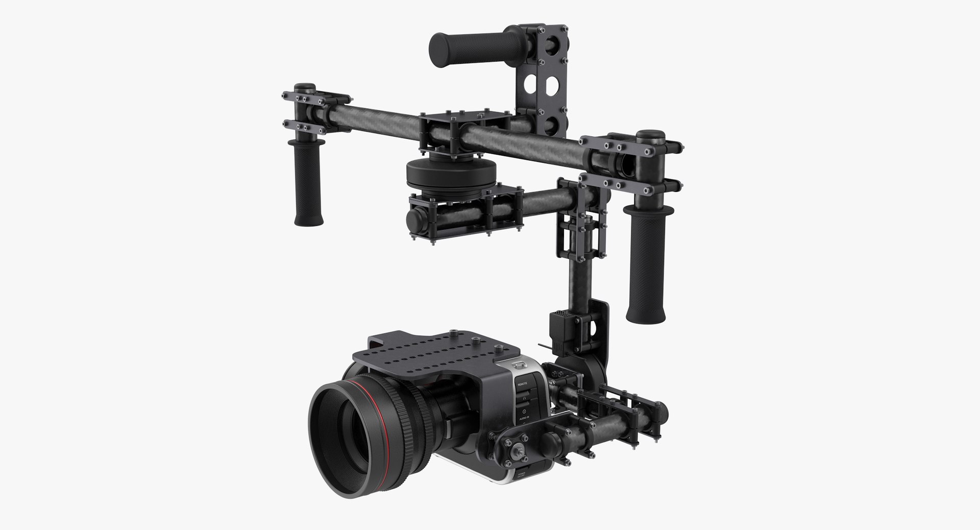 Handheld gimbal camera model - TurboSquid 1399104