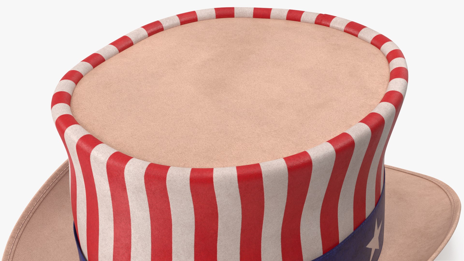 3D Uncle Sam Top Hat v 3 model - TurboSquid 1823269