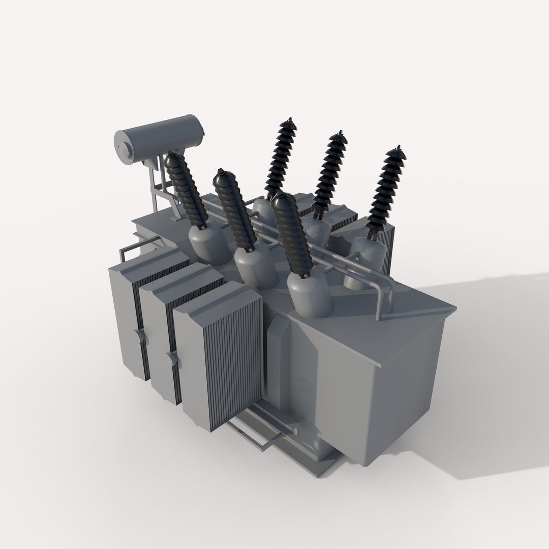 3D Hig Power Transformer Model - TurboSquid 2371083