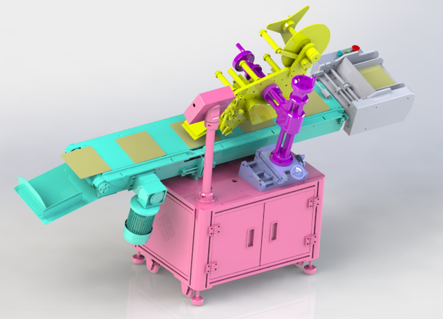 Automatic Labeling Machine 3D Model - TurboSquid 1228597