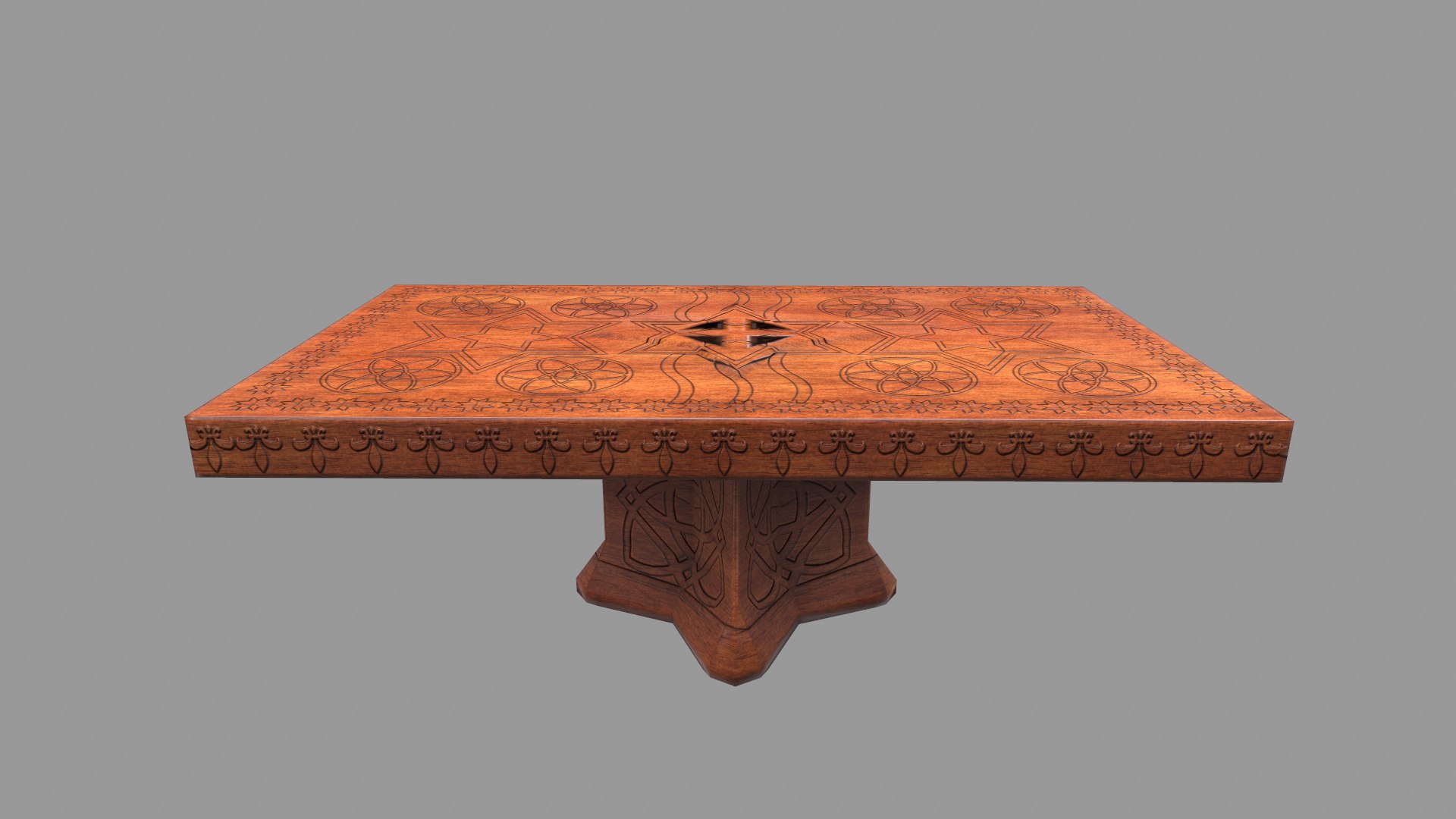 Classic Table 3D Model - TurboSquid 1841003