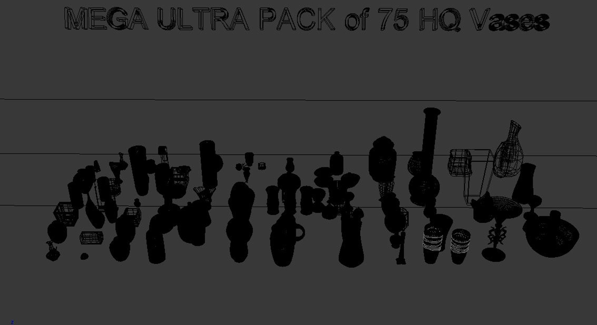 3d Mega Ultra Pack 75 Model
