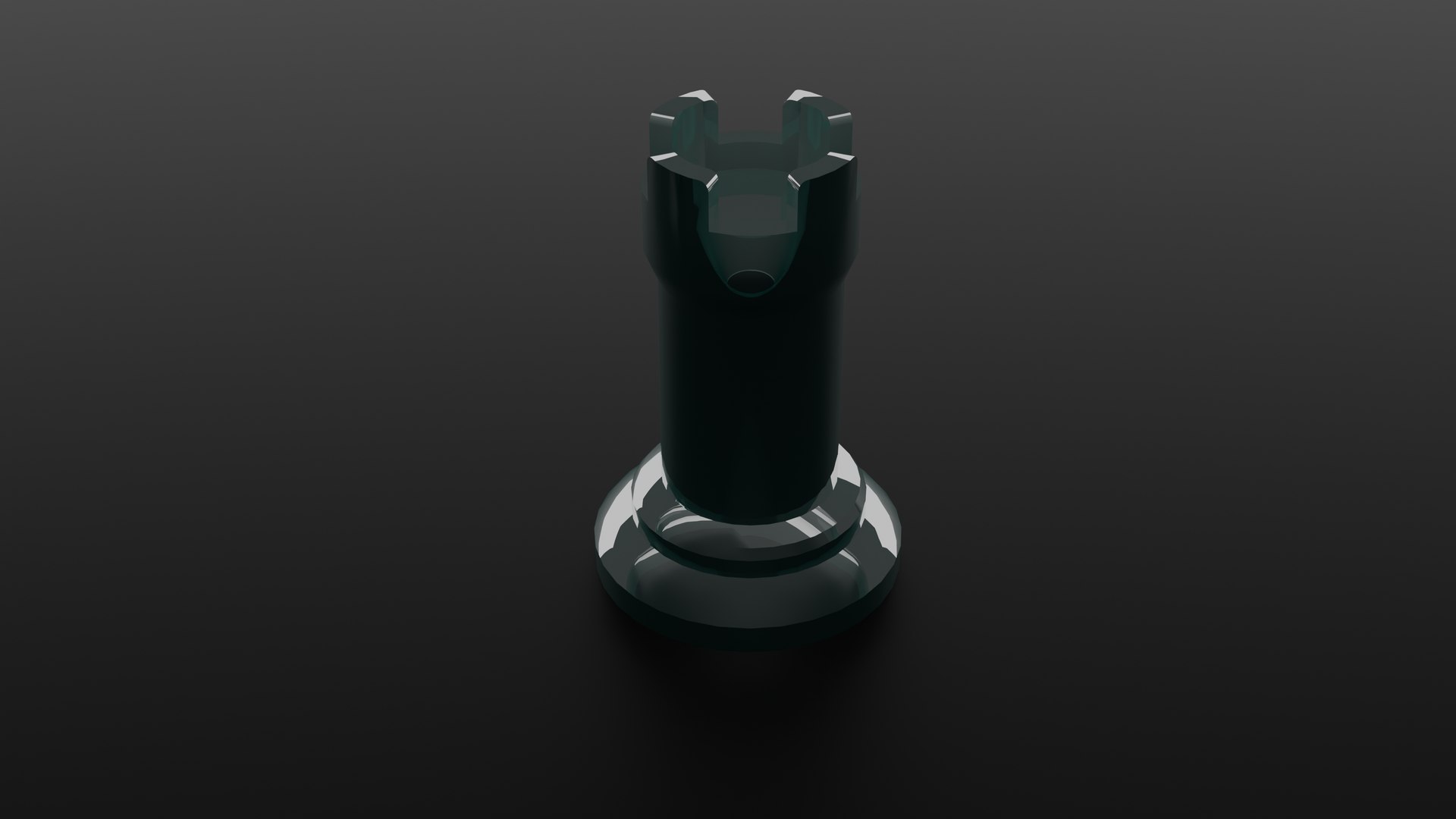 3D Low Poly Glass Chess Rook - TurboSquid 2402457