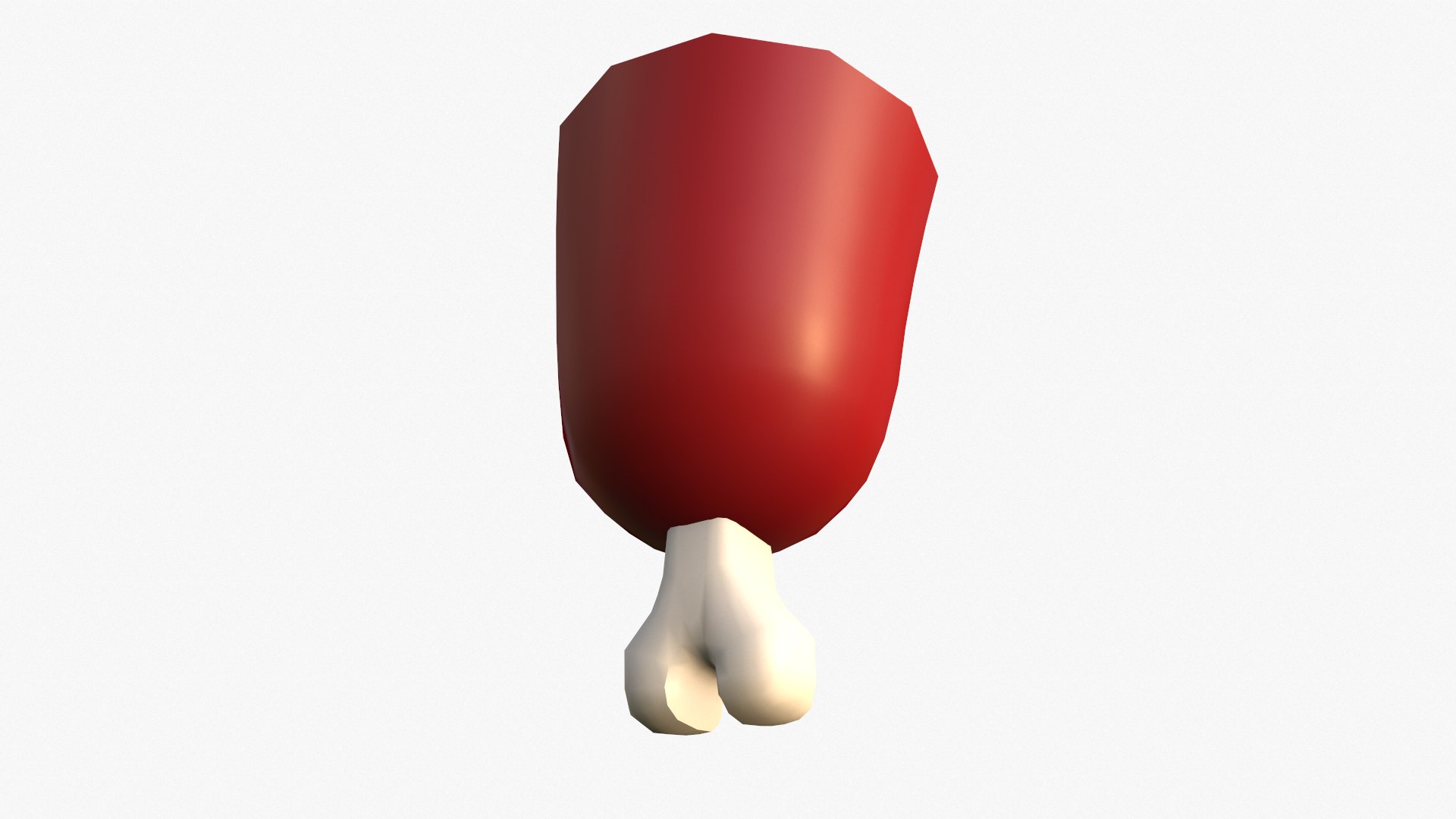 3D Cartoon Meat model - TurboSquid 1916839