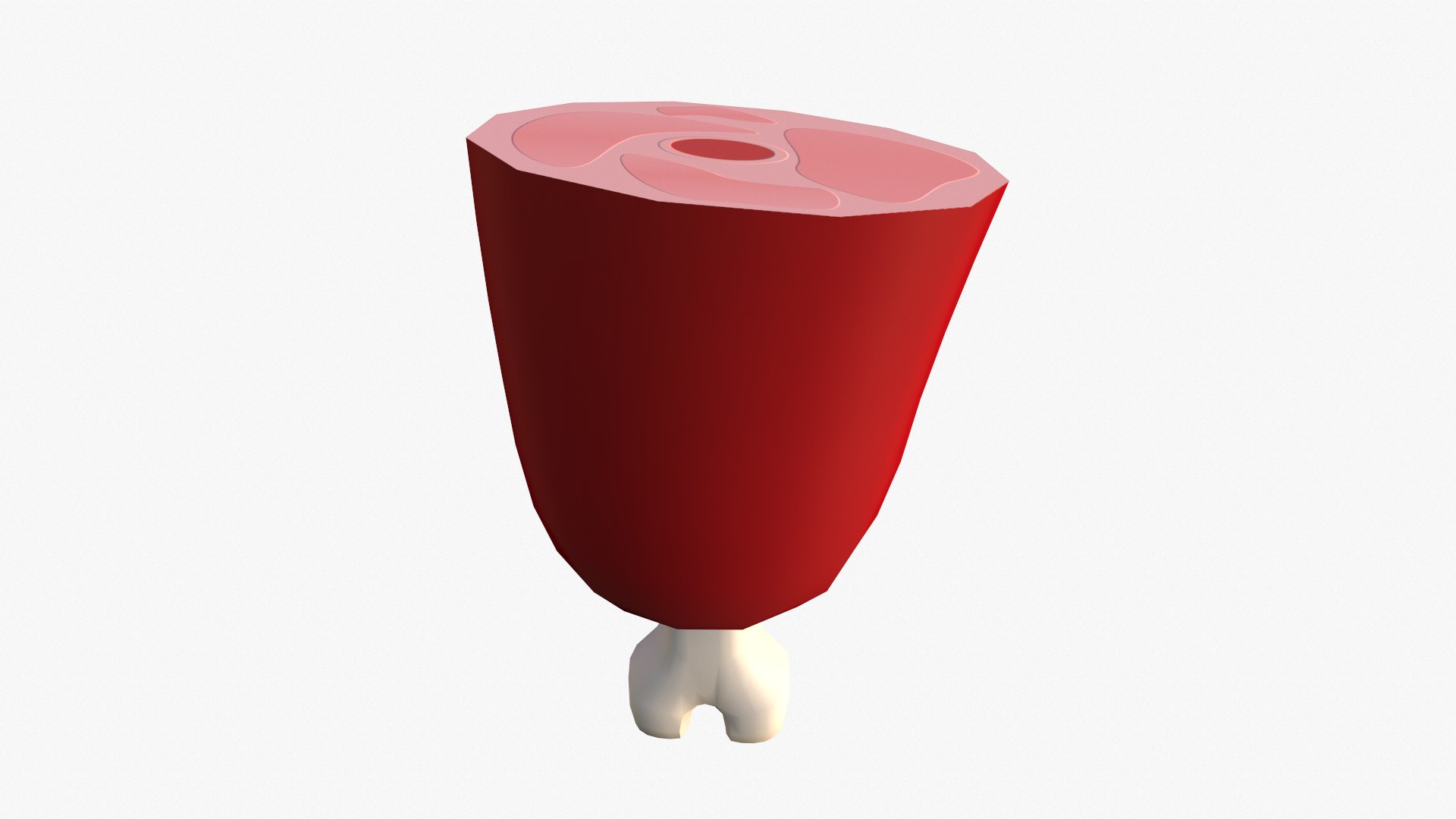 3D Cartoon Meat Model - TurboSquid 1916839