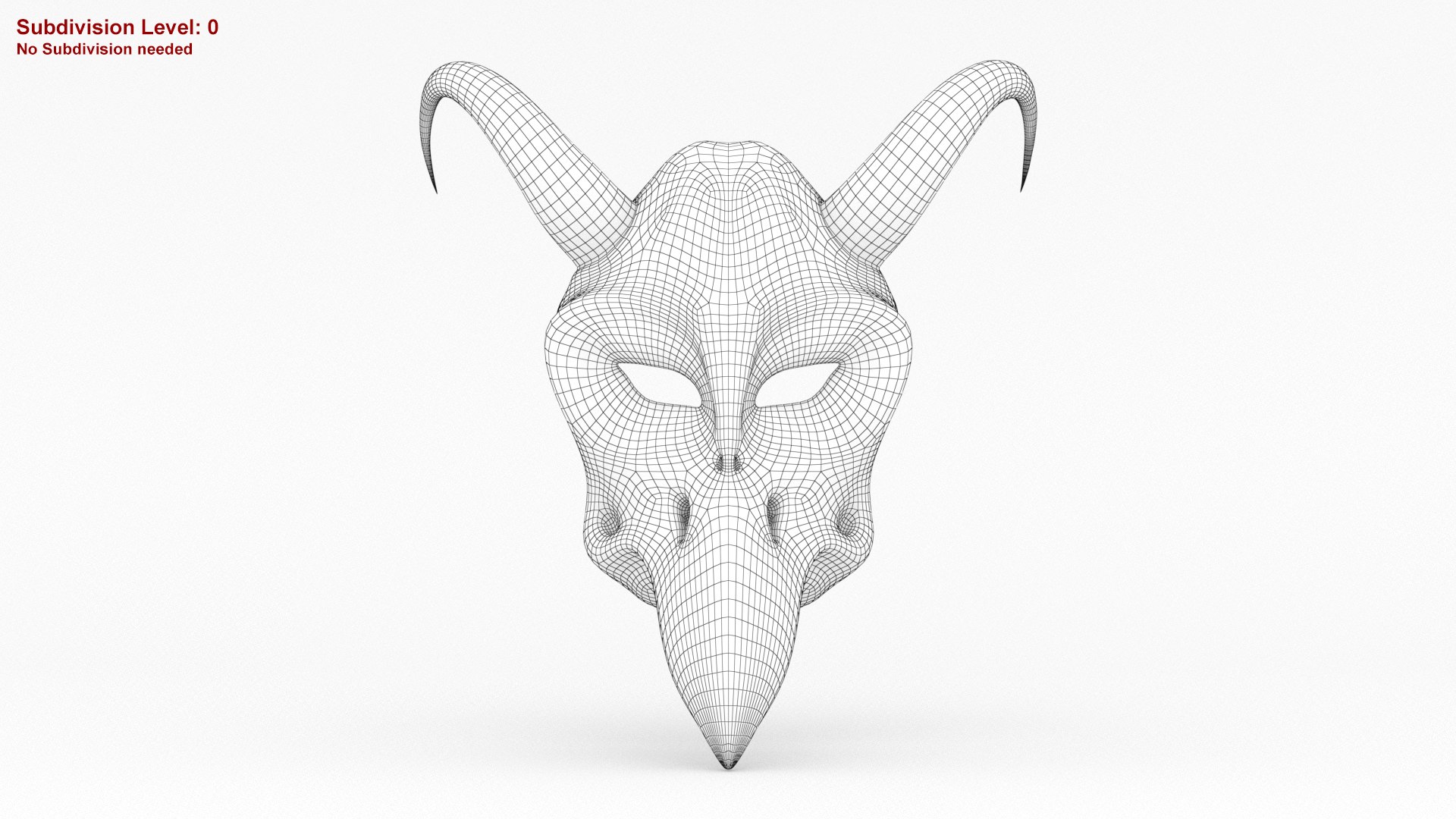 3D Crow Mask Model - TurboSquid 1969831