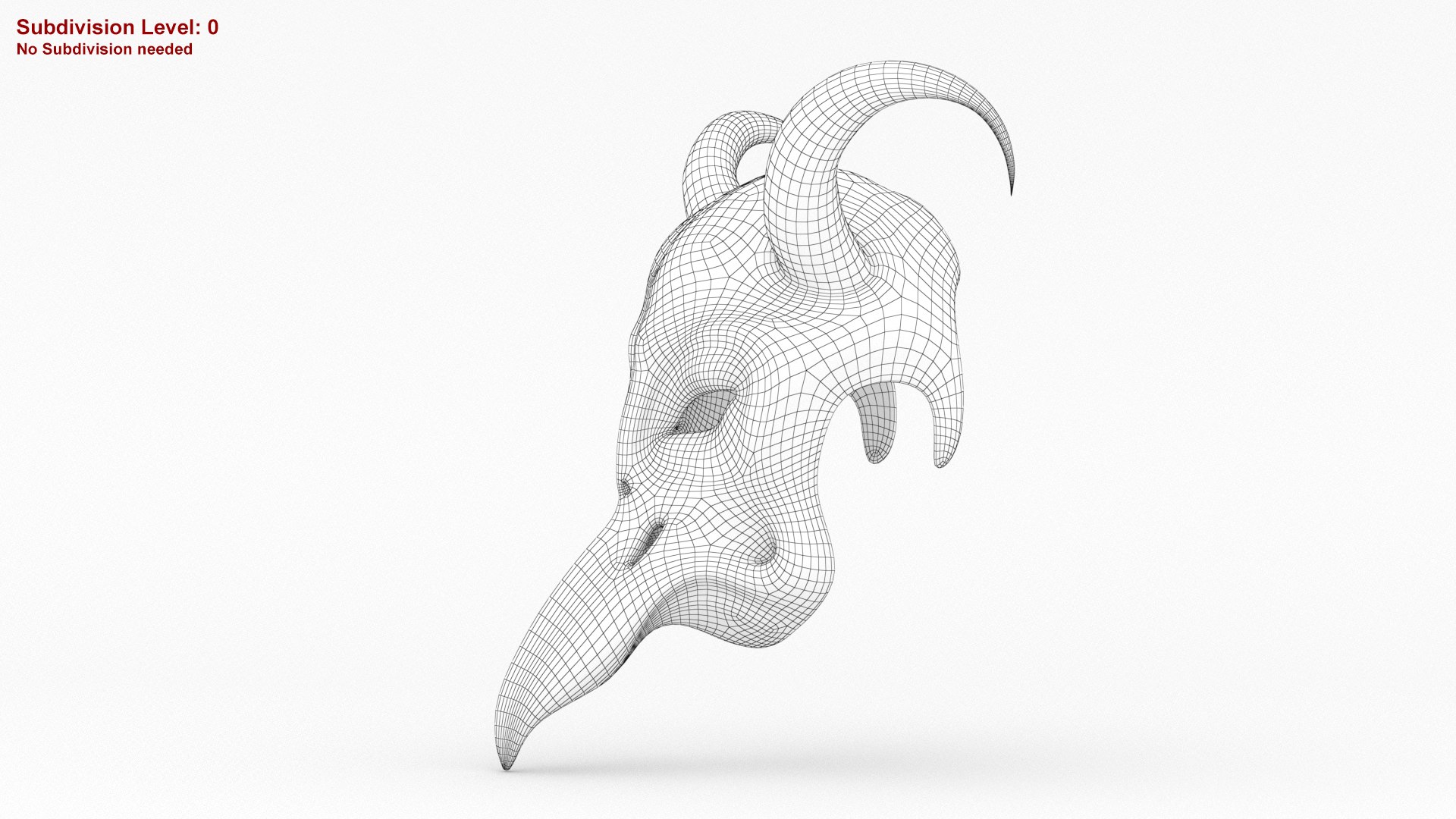 3D Crow Mask Model - TurboSquid 1969831