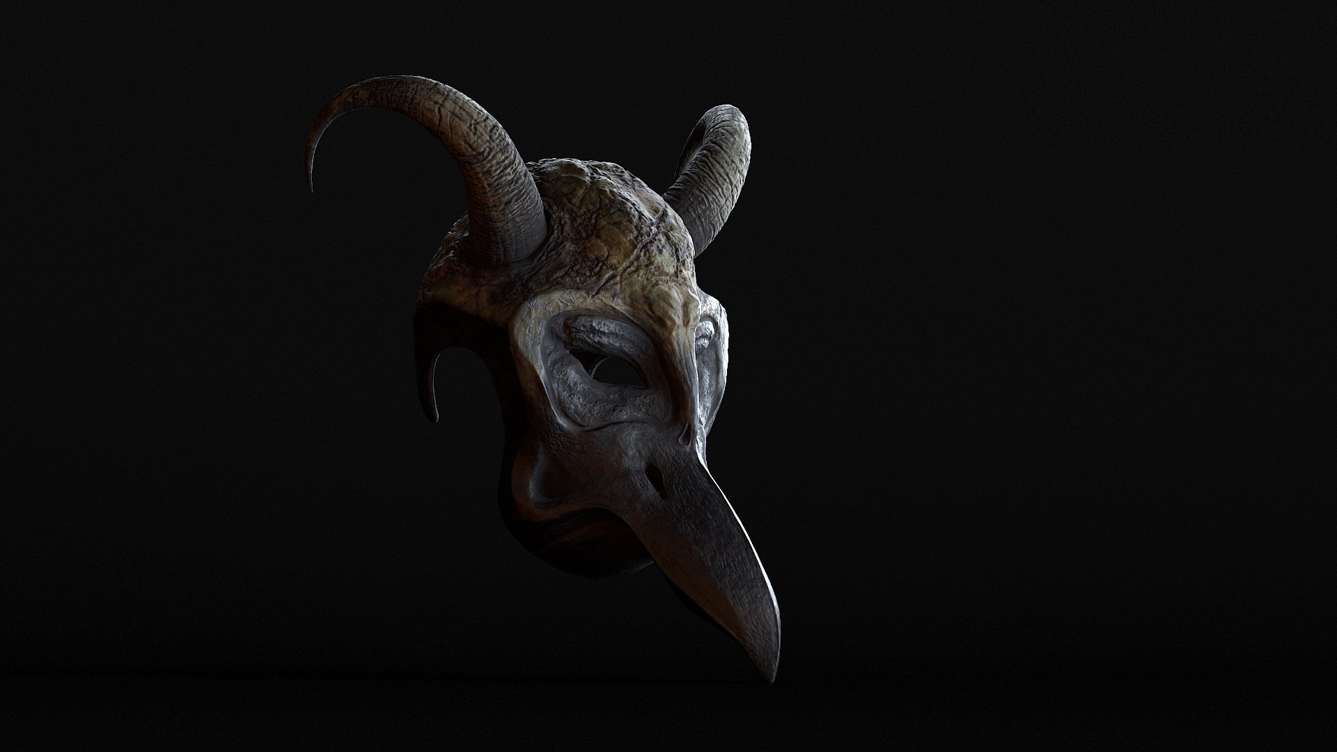 3D Crow Mask Model - TurboSquid 1969831