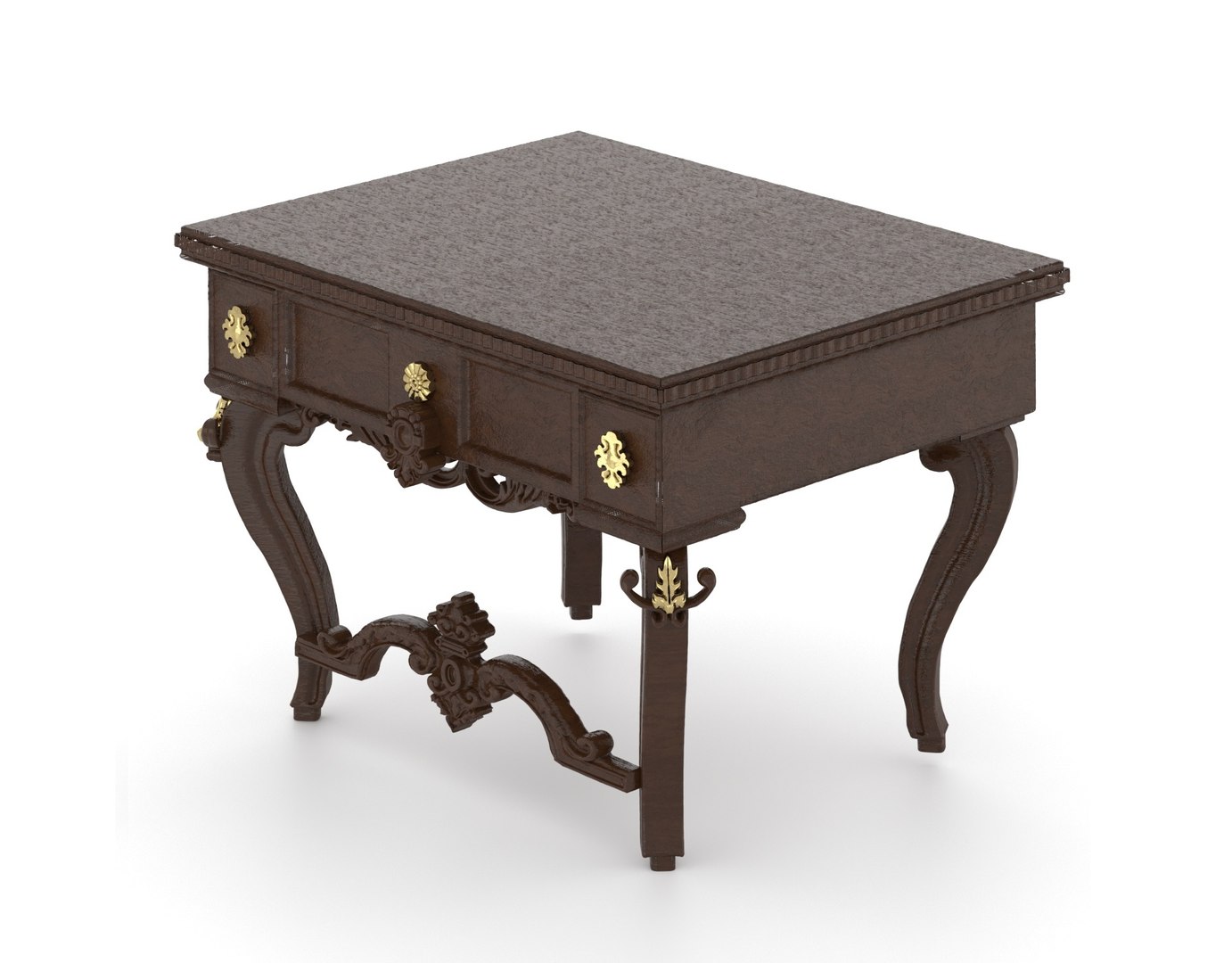 Classic Curve Console 3D Model - TurboSquid 2350488