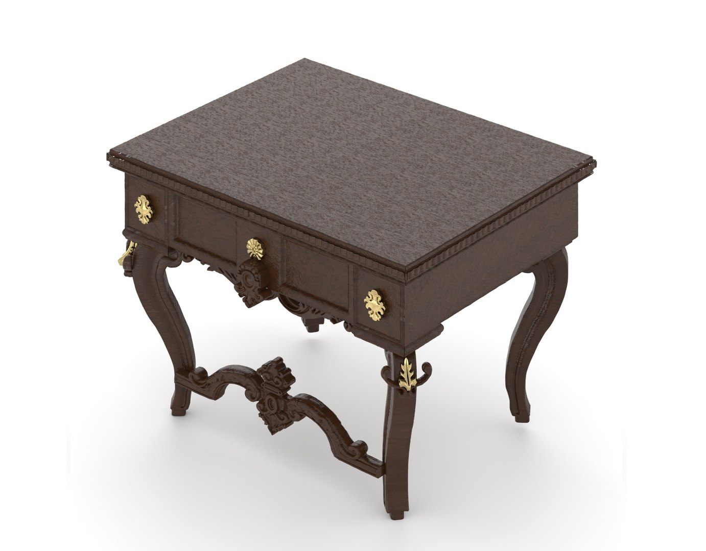 Classic Curve Console 3D Model - TurboSquid 2350488