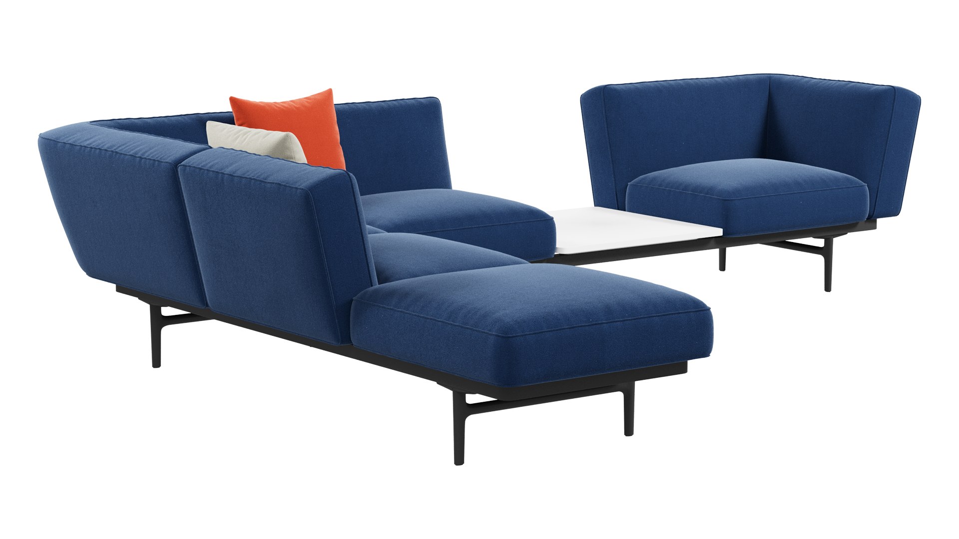 Modular Sofa Keilhauer Garner 3D Model - TurboSquid 2192477