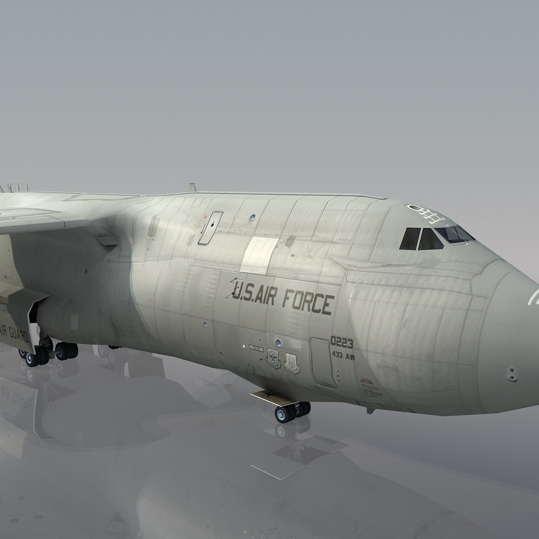 lockheed c-5 galaxy obj