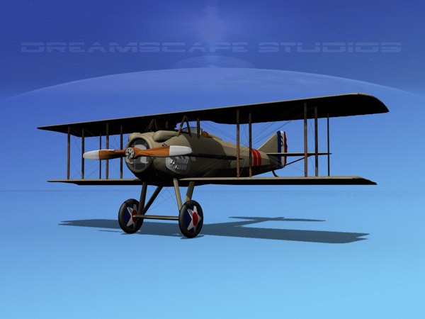 3d spad xiii xii fighters model