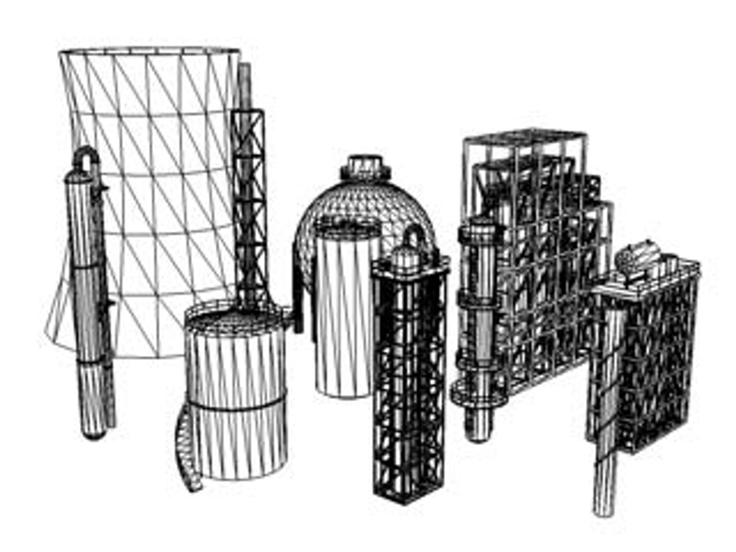 Plant Complex 3d Model