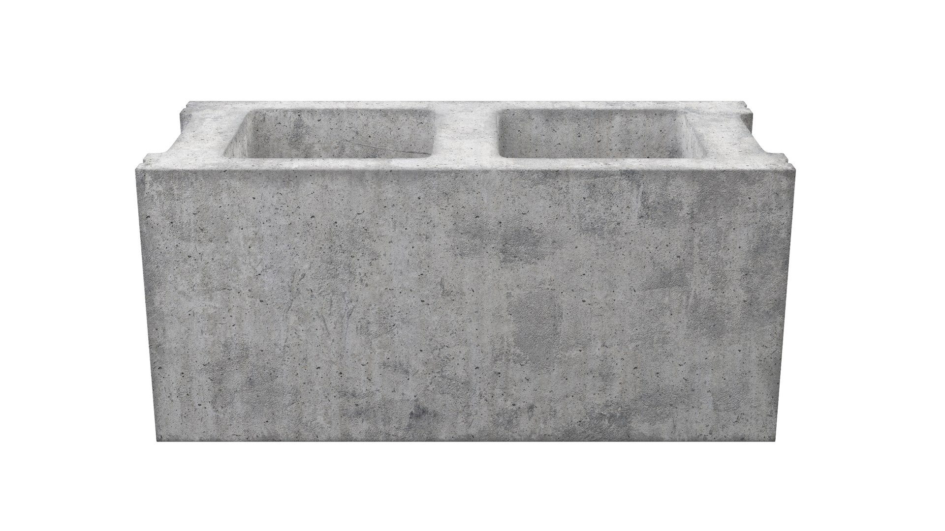 Cinder Block 3D Model - TurboSquid 2014630