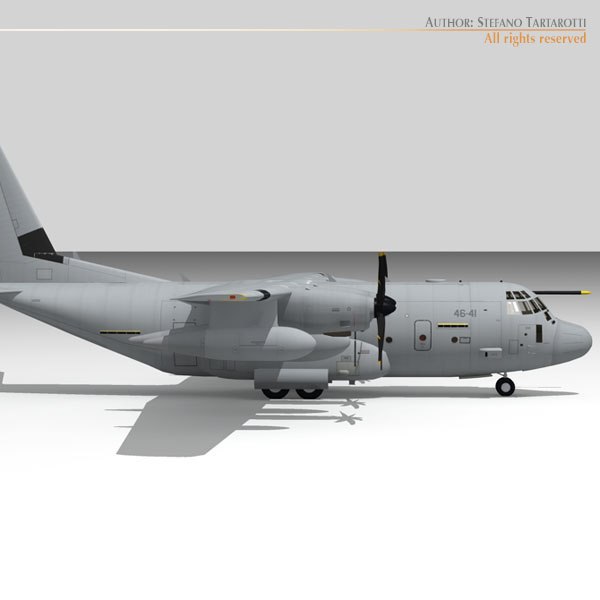 3ds max c-130j hercules c-130 j