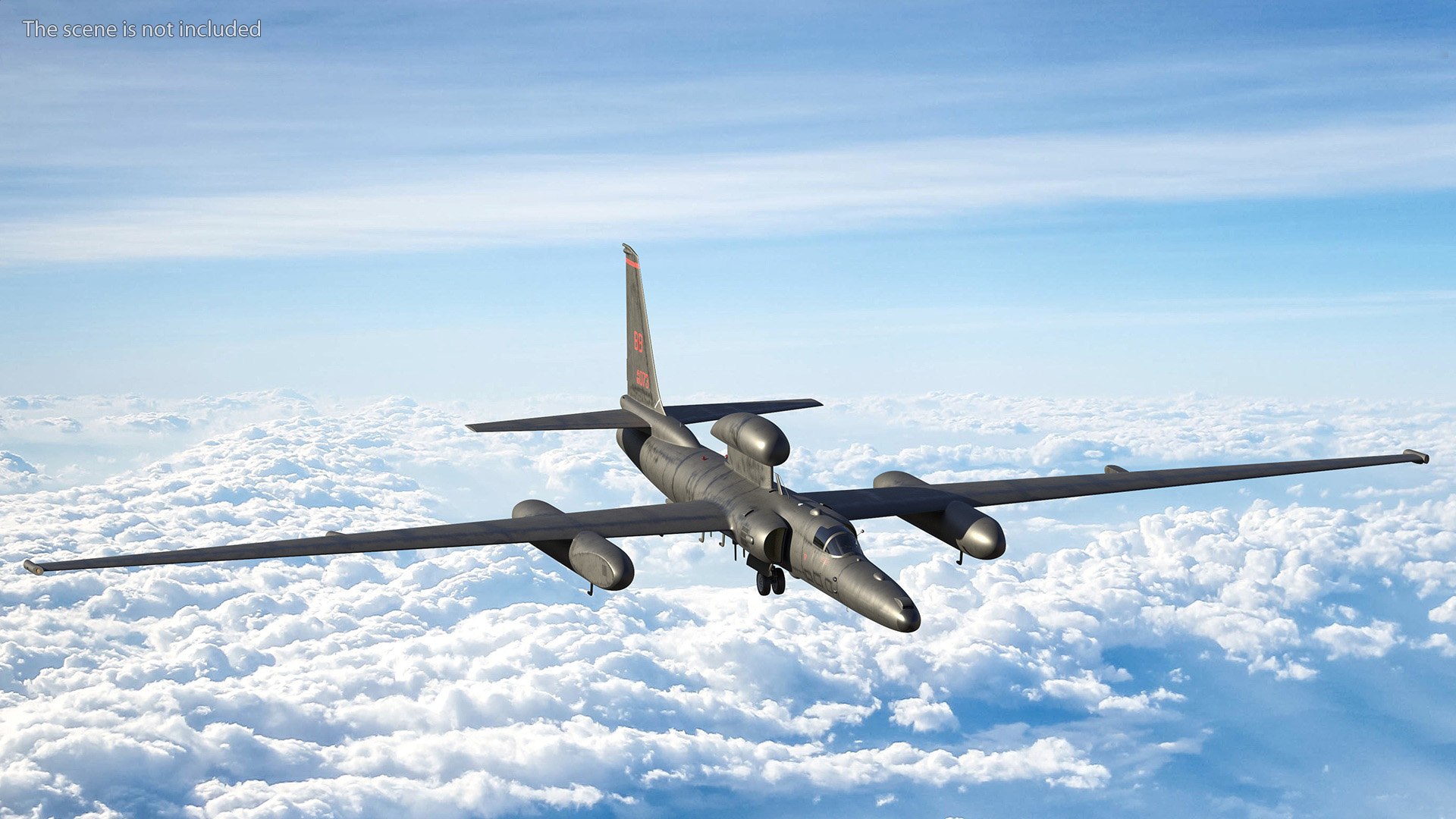 Lockheed U2 Dragon Lady Aircraft Rigged 3D model - TurboSquid 2088480