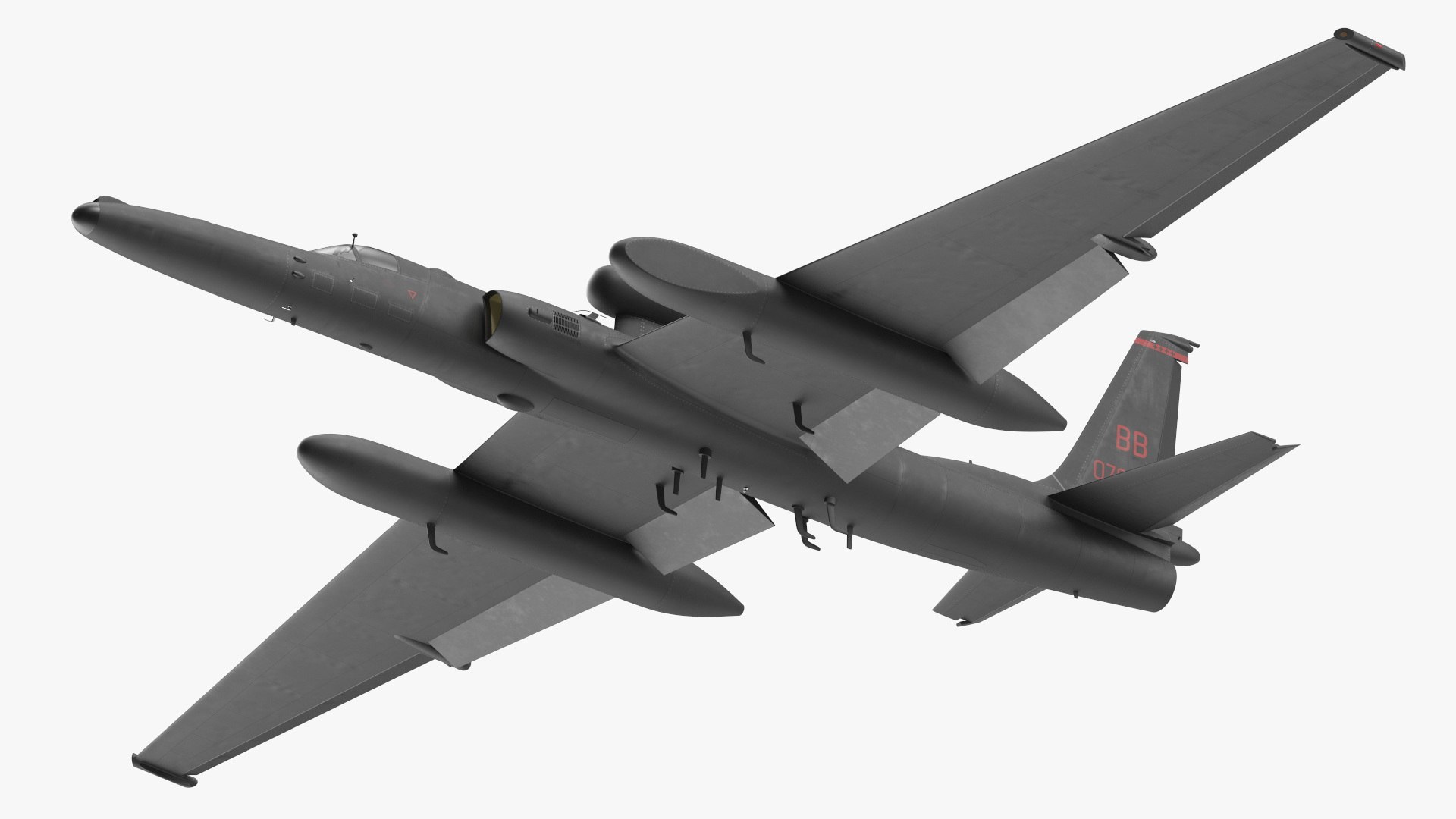 Lockheed U2 Dragon Lady Aircraft Rigged 3D model - TurboSquid 2088480