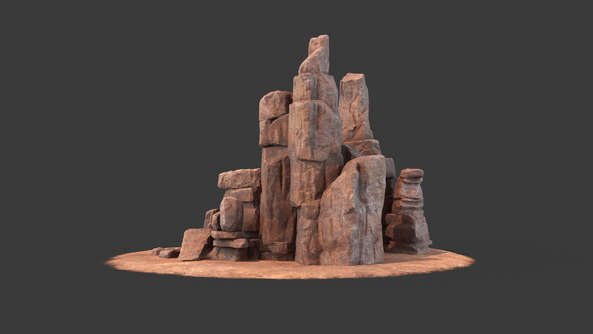 3D Rock Stairs - TurboSquid 2009280