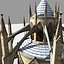 medieval gothic chapter house 3d max