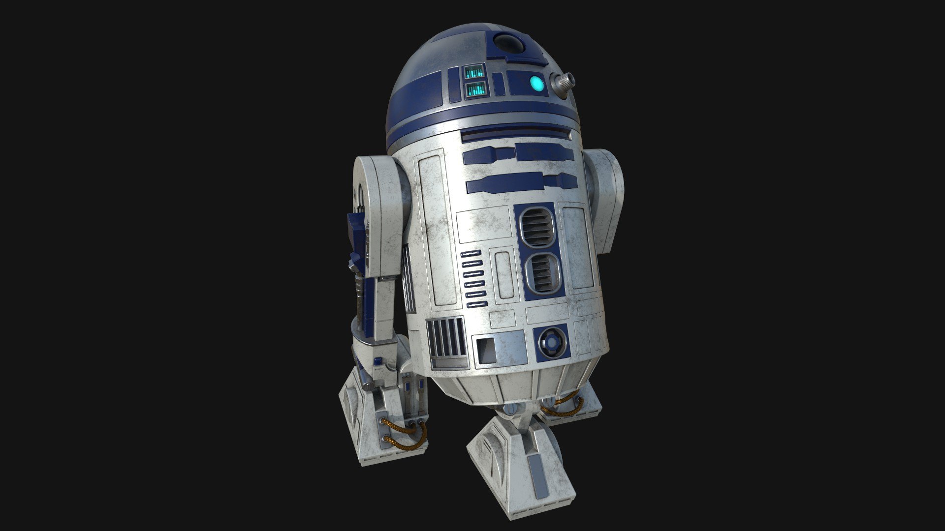 R2-d2 Droid 3D Model - TurboSquid 1346978