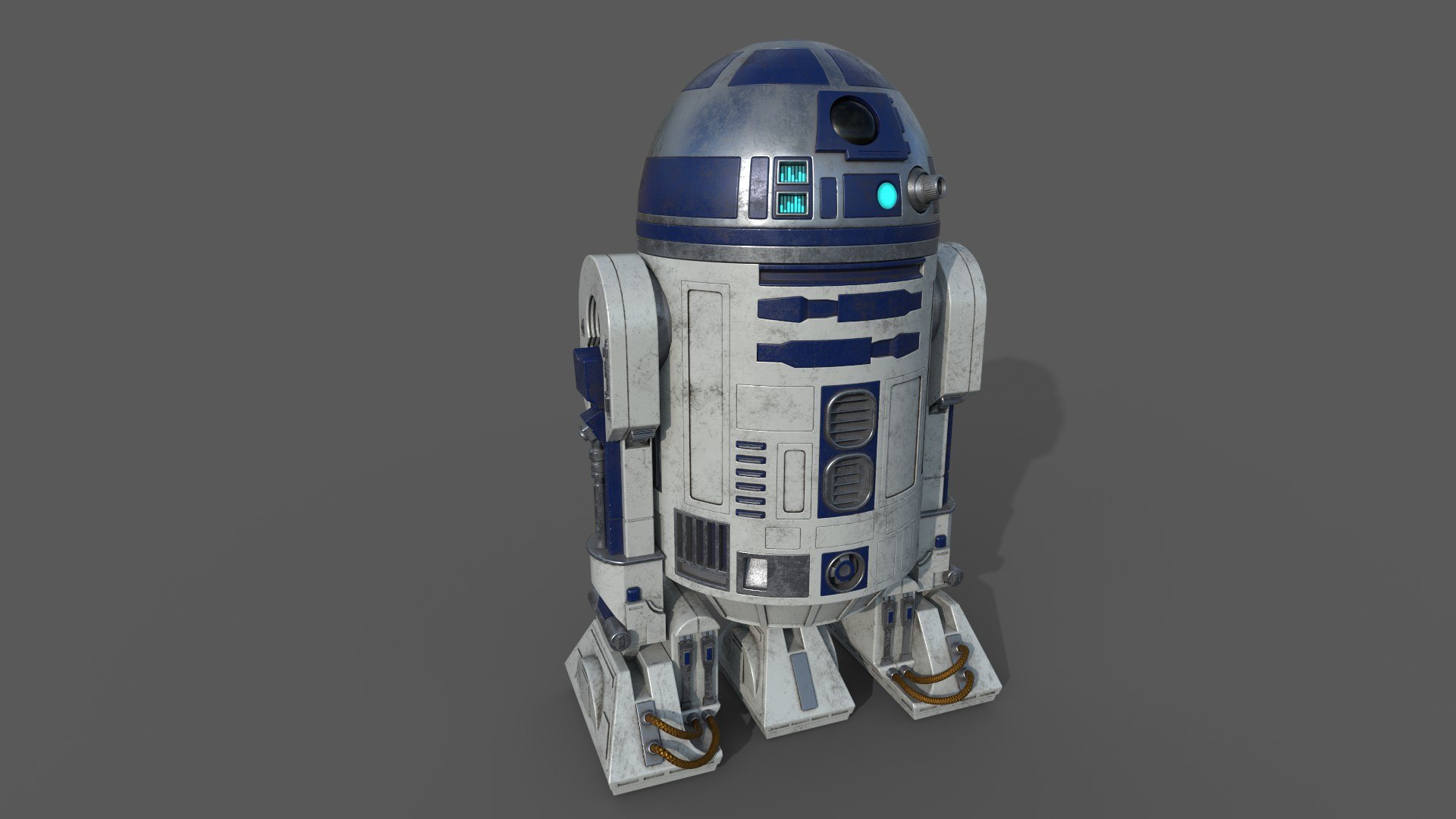 R2-d2 Droid 3D Model - TurboSquid 1346978