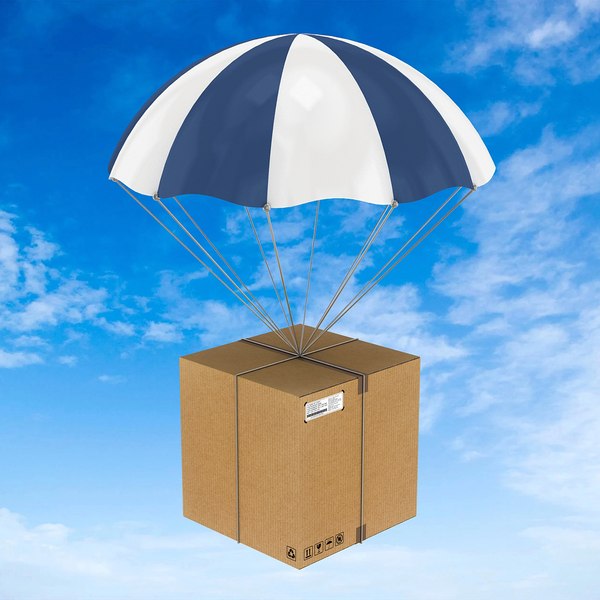 parachute animations max