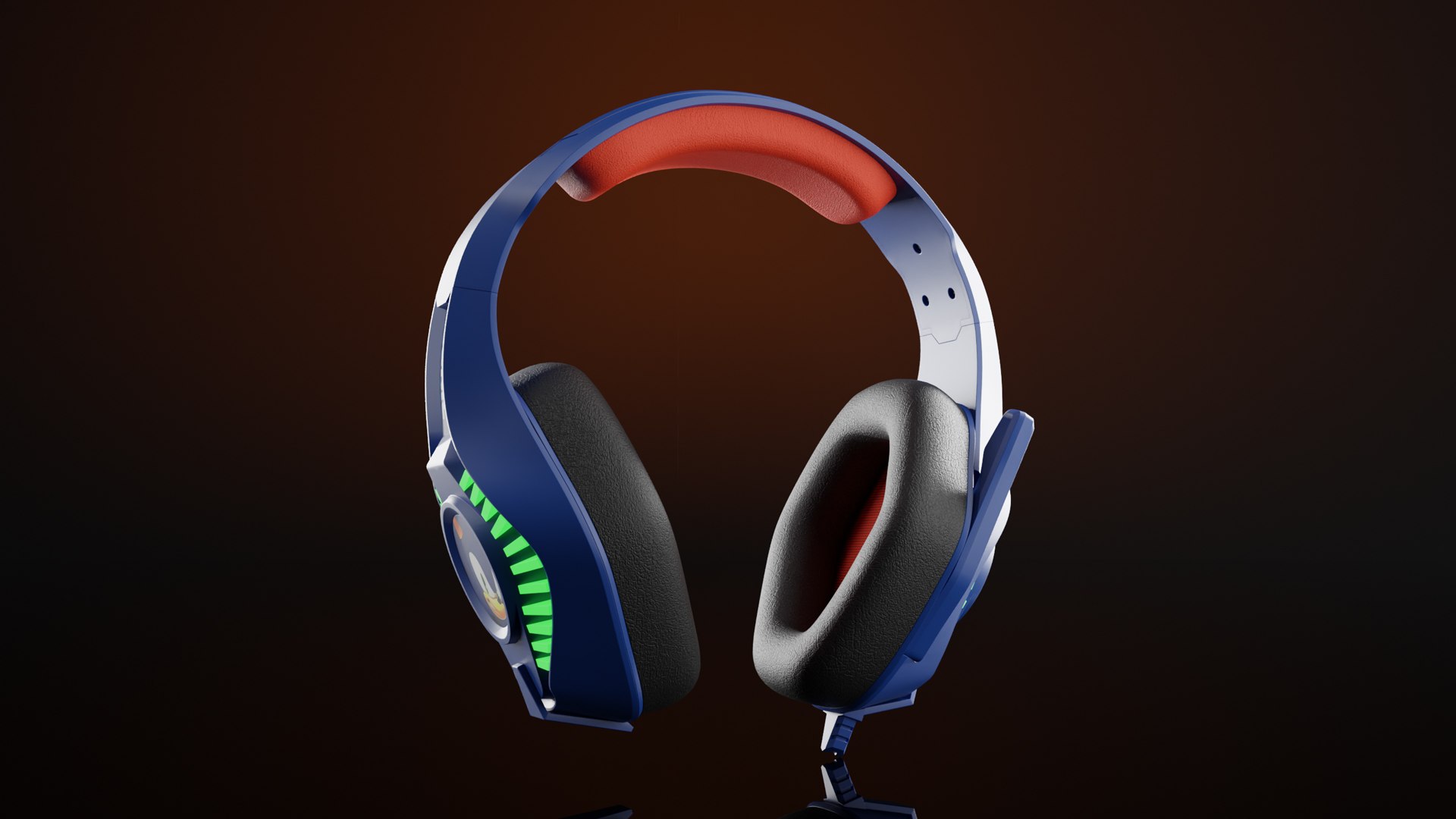 Sonic Headphone 3D - TurboSquid 2220240