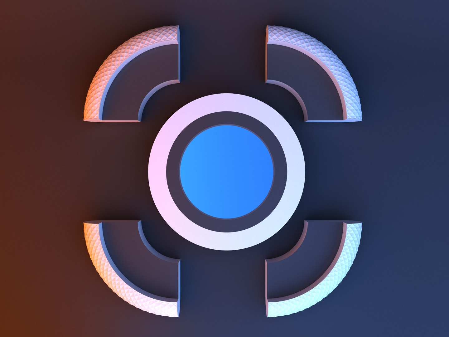 Futuristic Cyber Conference Table 3D Model - TurboSquid 1926063