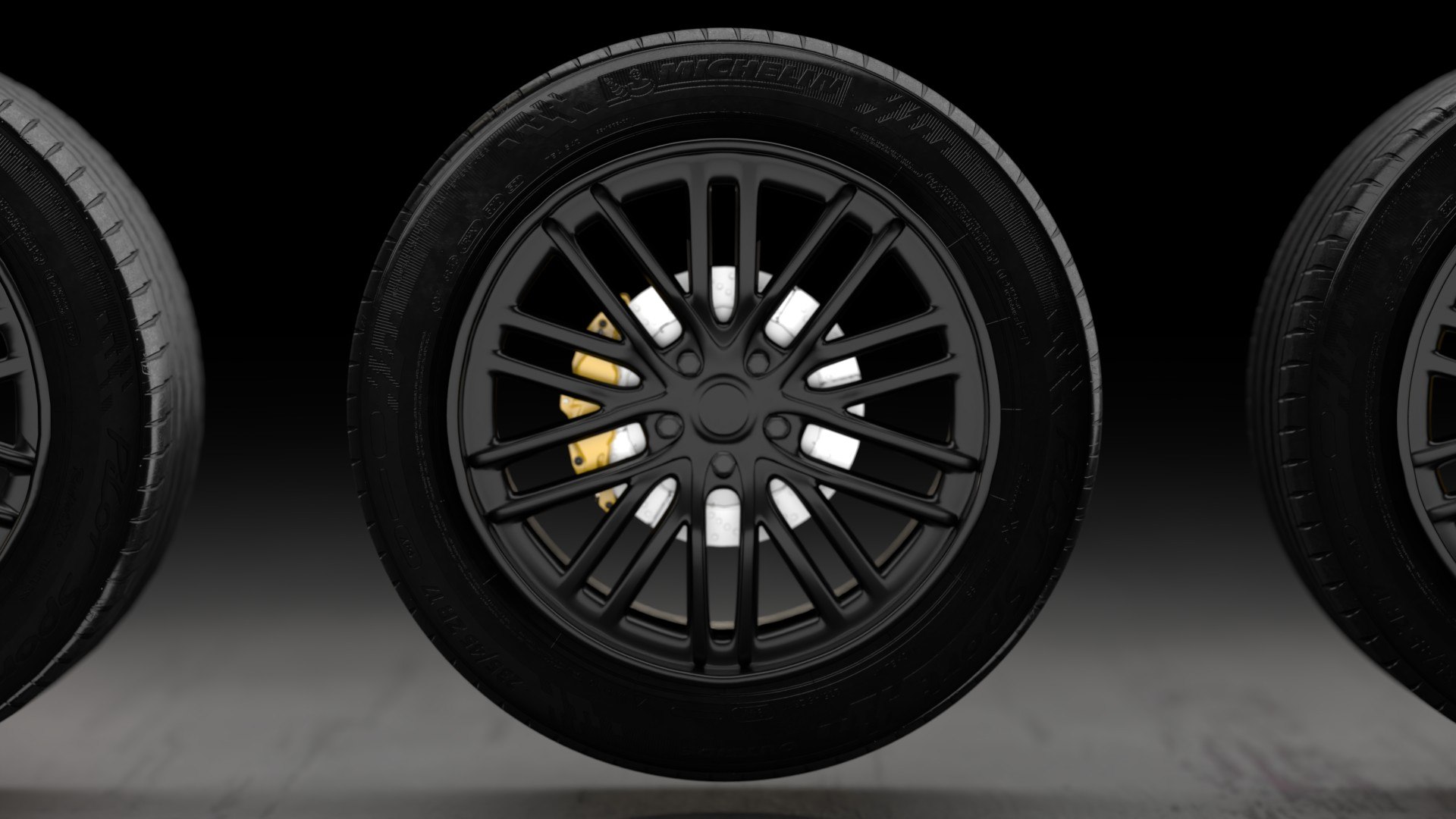 3D Model Realistic RIM And Tire 02 Subdivision Ready 1K 2K 4K Low-poly ...
