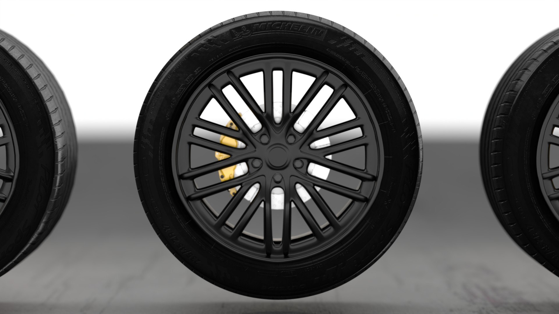 3D Model Realistic RIM And Tire 02 Subdivision Ready 1K 2K 4K Low-poly ...