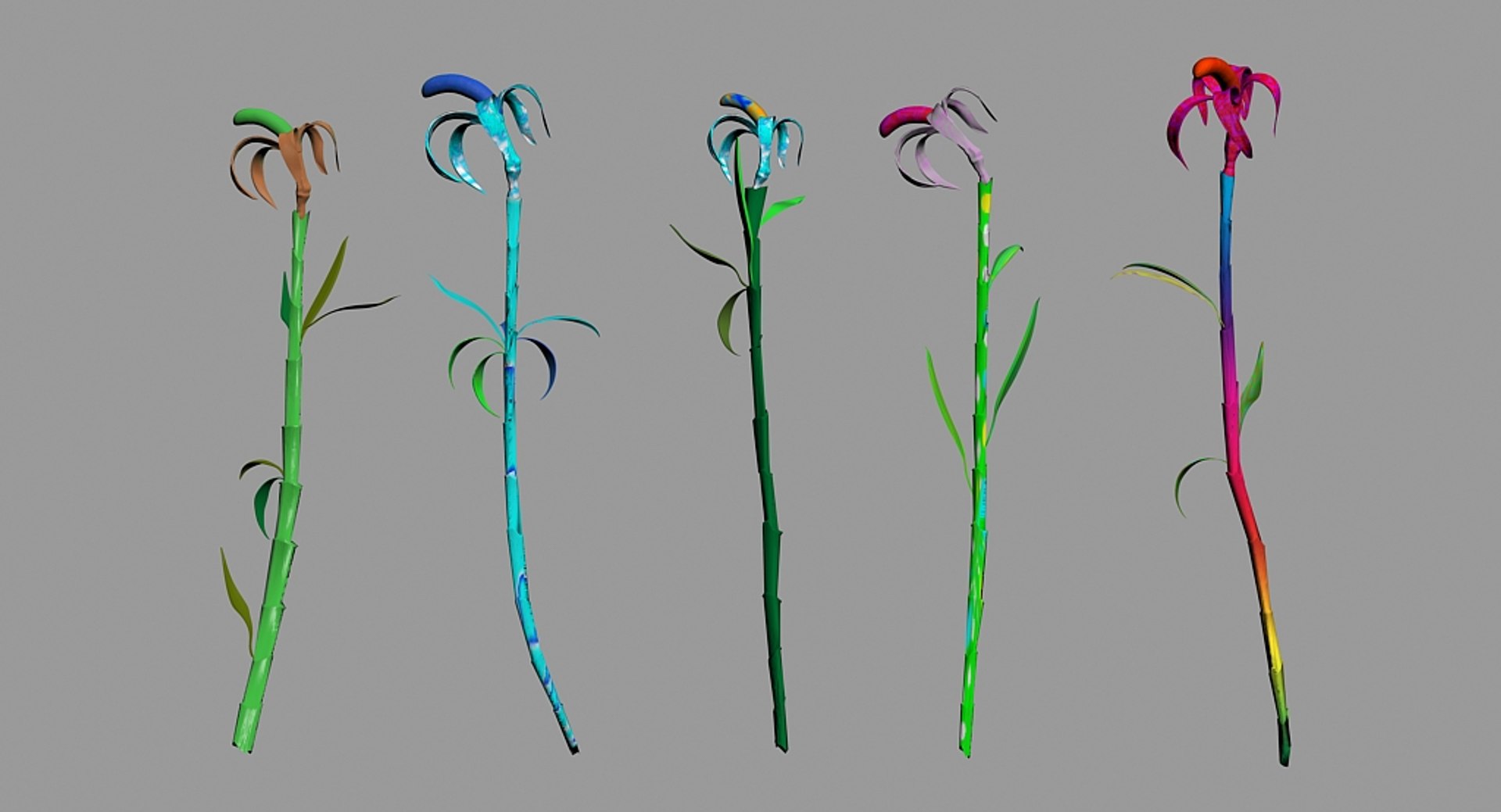 Free Flowers Lily 3d Model