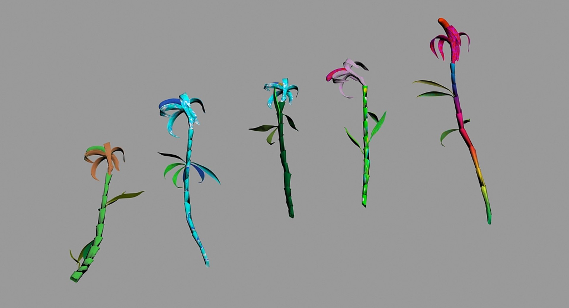 Free Flowers Lily 3d Model